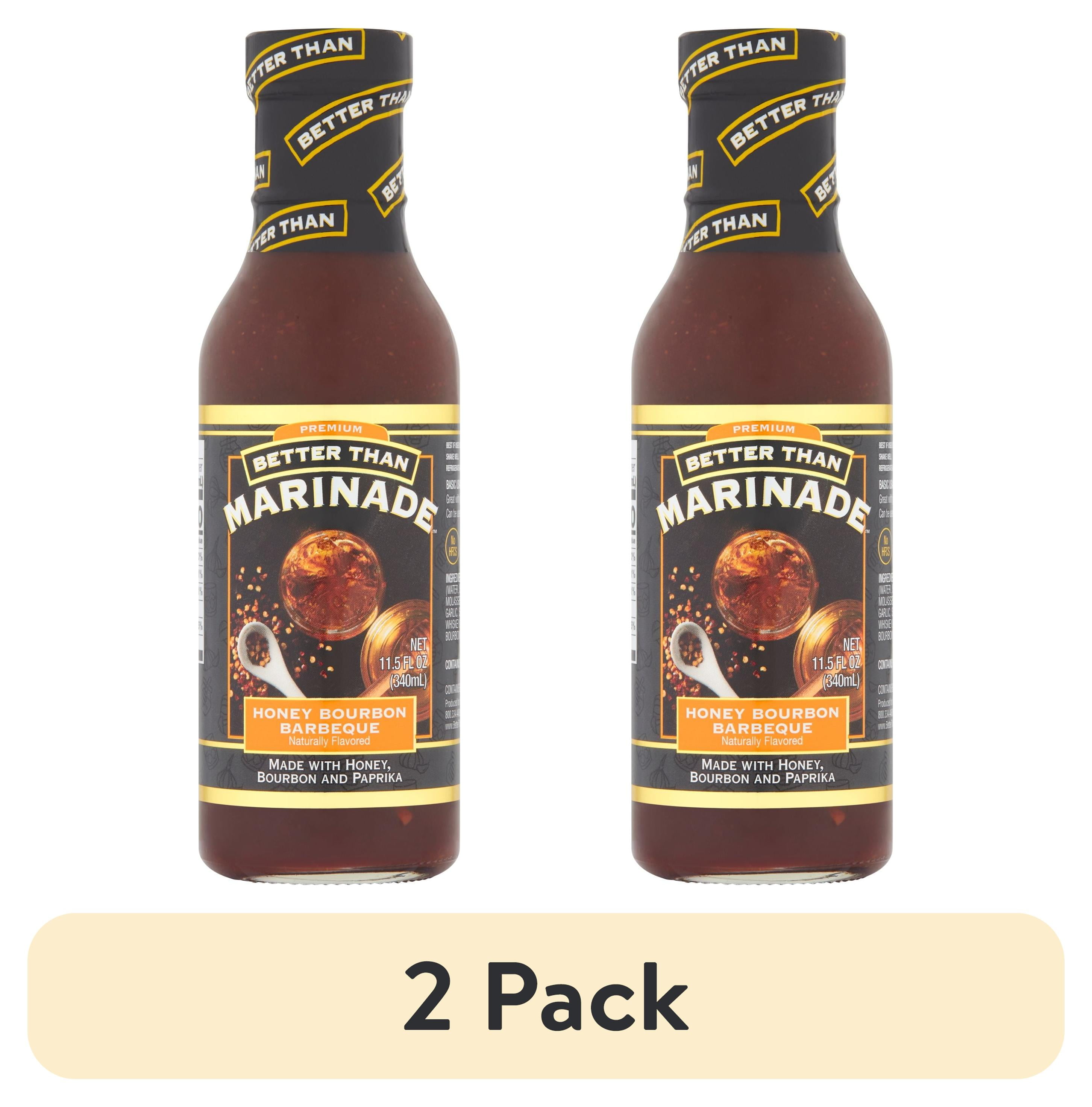 (2 pack) Better Than Marinade, Honey Bourbon Barbeque, 11.5 oz Bottle ...