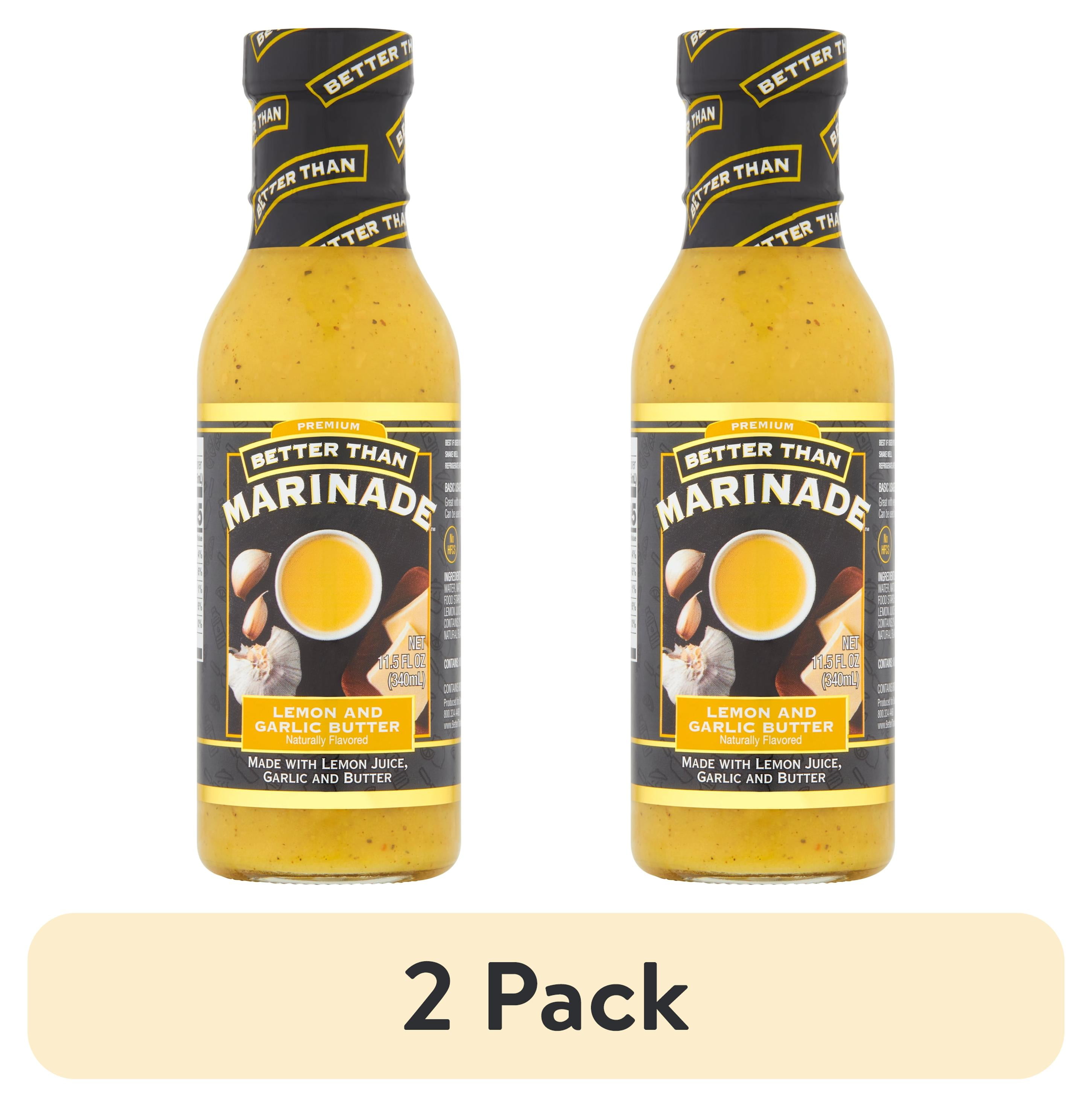 (2 pack) Better Than Marinade, Lemon Garlic Butter, 11.5 oz Bottle ...