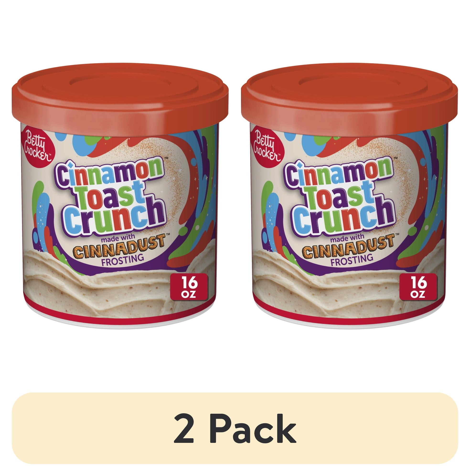 (2 pack) Betty Crocker Cinnamon Toast Crunch Frosting, Made with ...