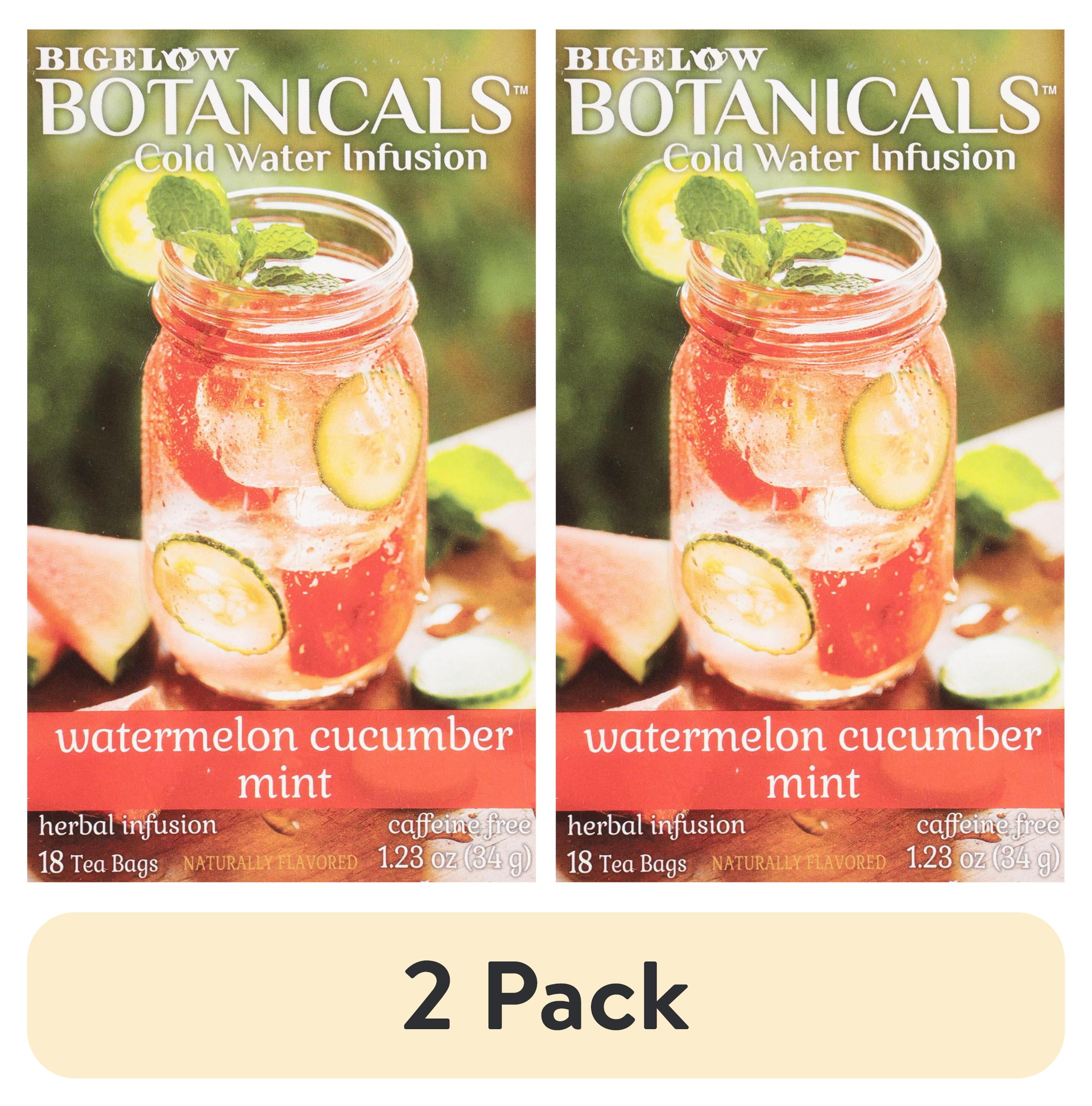 (2 pack) Bigelow Botanicals, Cold Water Infusion Tea Bags, Watermelon ...