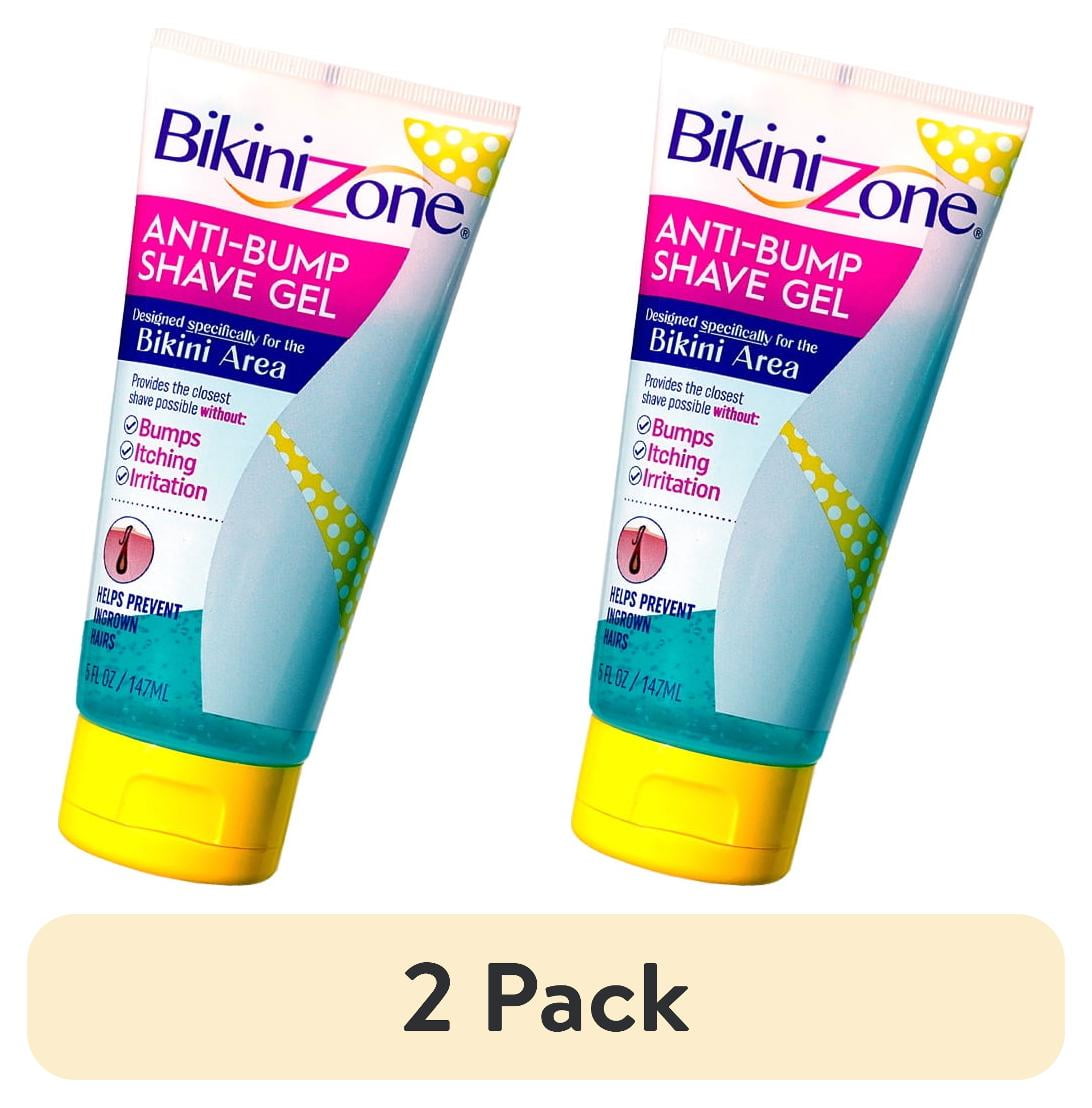 (2 pack) Bikini Zone Anti-Bumps Shave Gel for Women, Formulated for ...