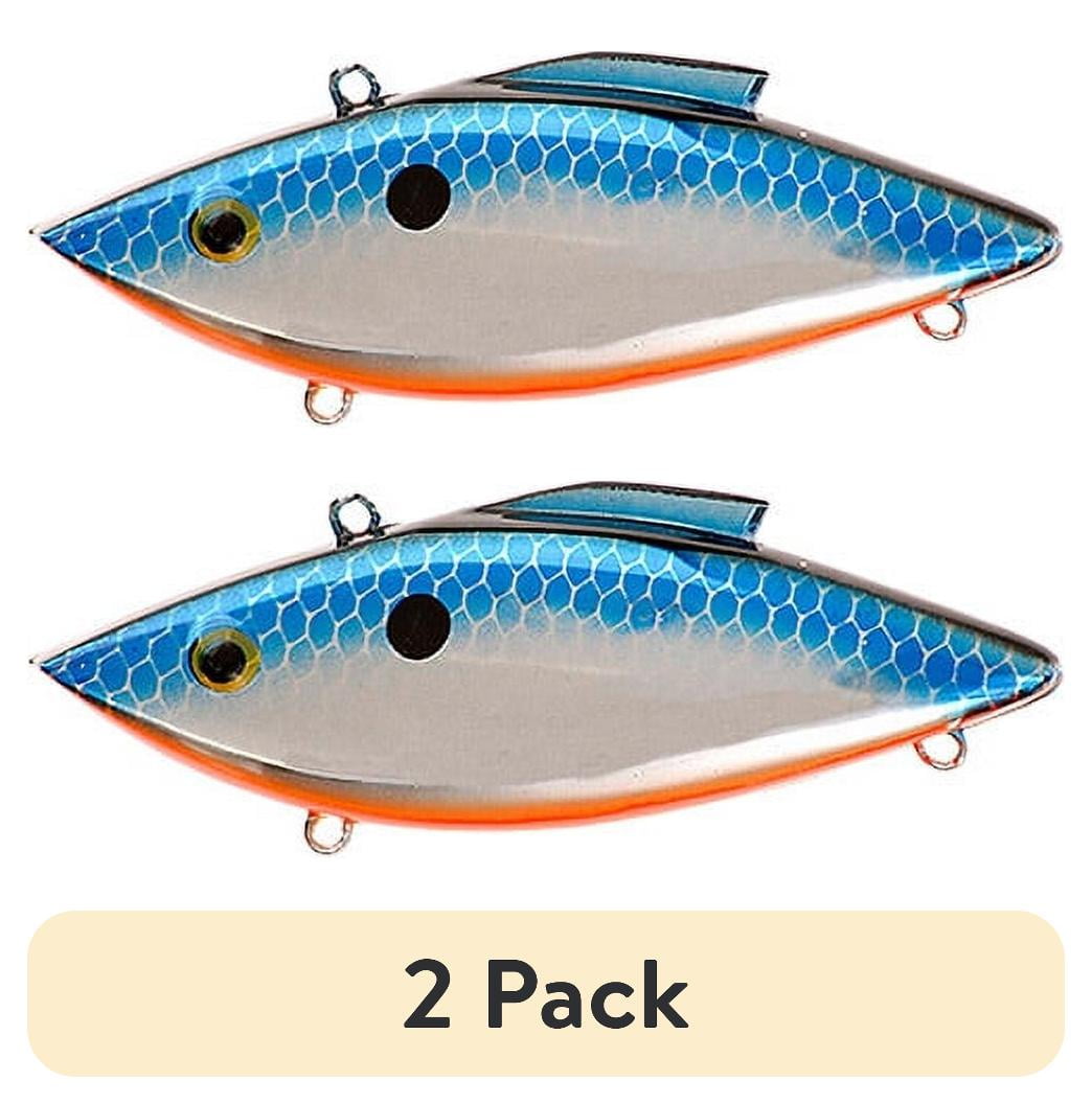 (2 pack) Bill Lewis Rat-L 3" Bait, Chrome Shad - Walmart.com