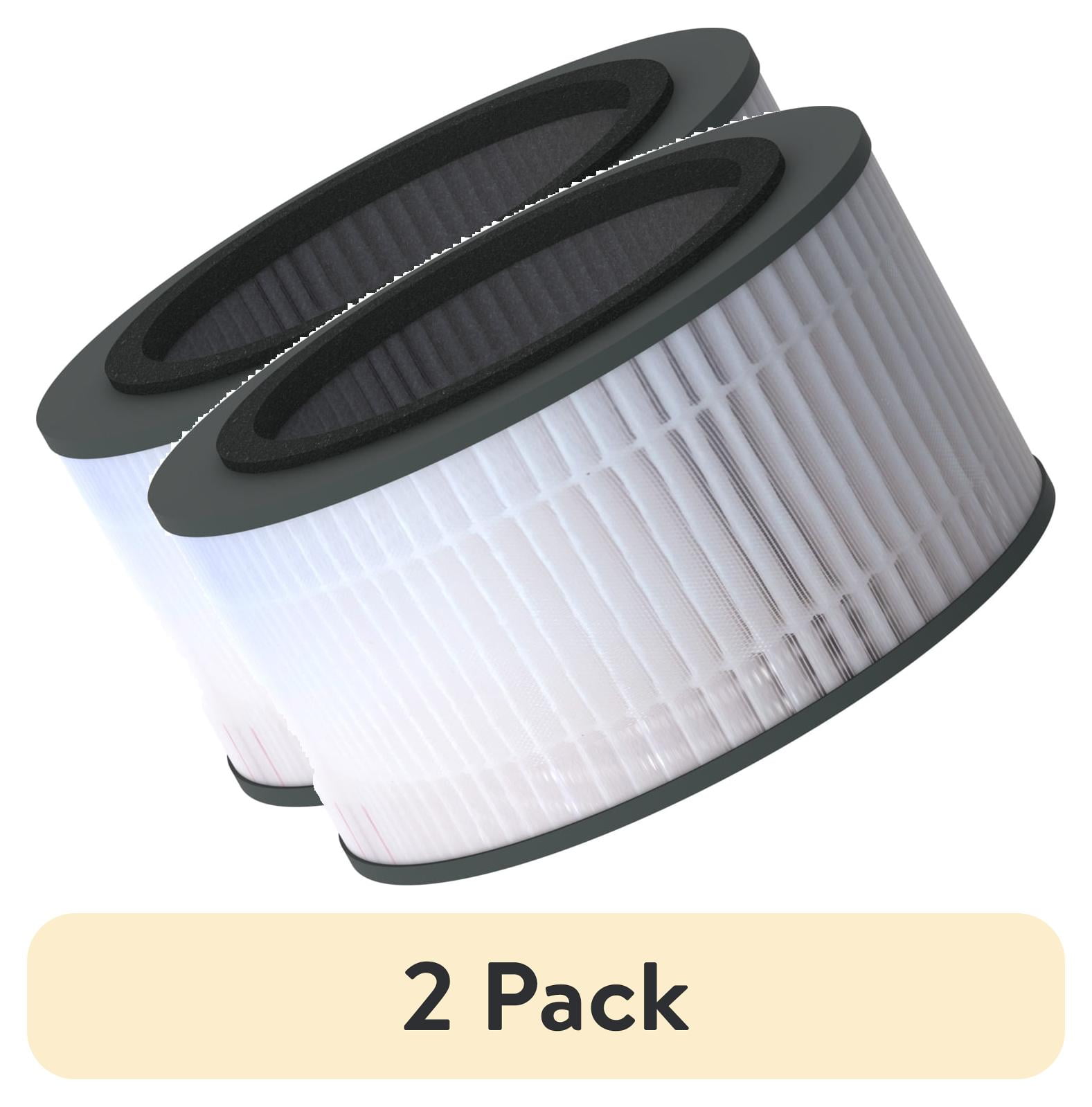 (2 pack) Bionaire True HEPA 360 Filter for Desktop and Mini, Carbon ...