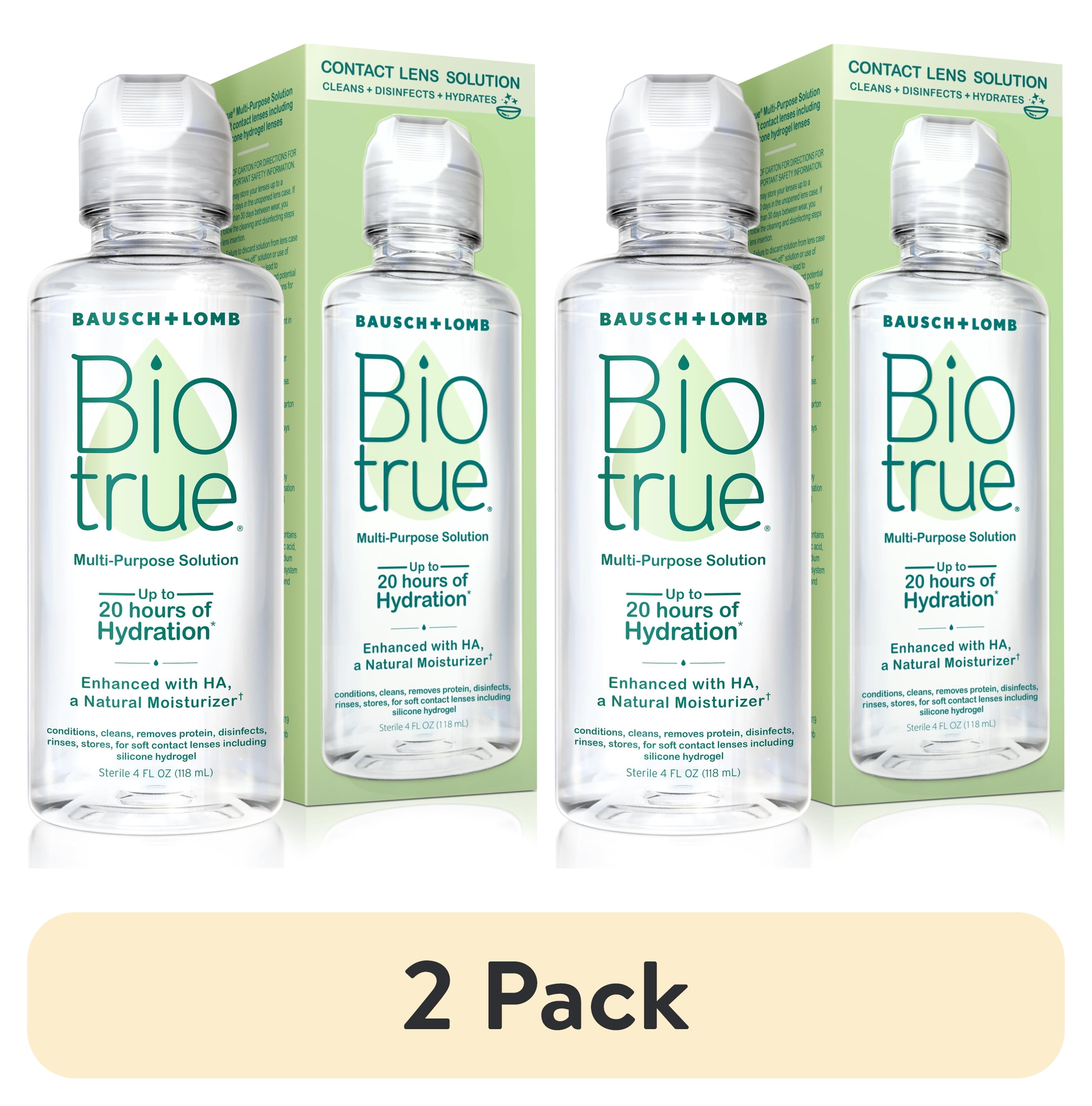(2 pack) Biotrue Multi-Purpose Contact Lens Solution–from Bausch + Lomb ...