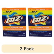 BIZ Enzyme-Based Laundry Stain and Odor Remover Booster, Sweat ...