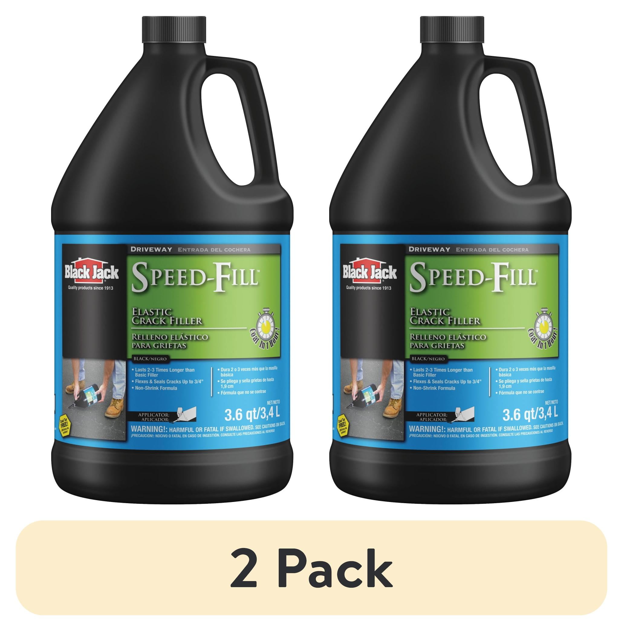 (2 pack) Black Jack Speed-Fill 6438-9-34 Elastic Crack Filler, Liquid ...