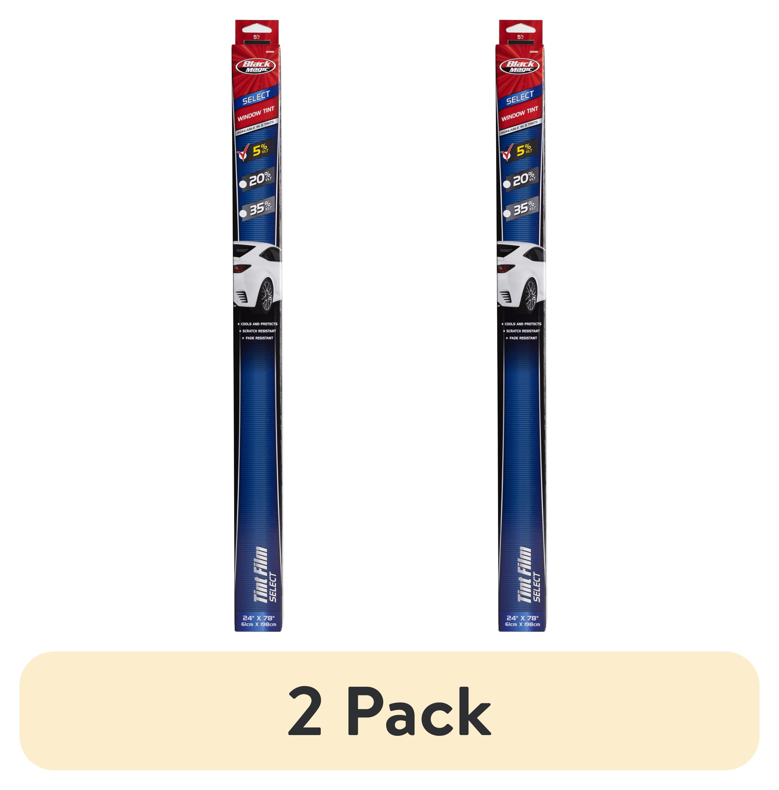 (2 pack) Black Magic Select 5% VLT Tinted Window Scratch-Resistant Film ...