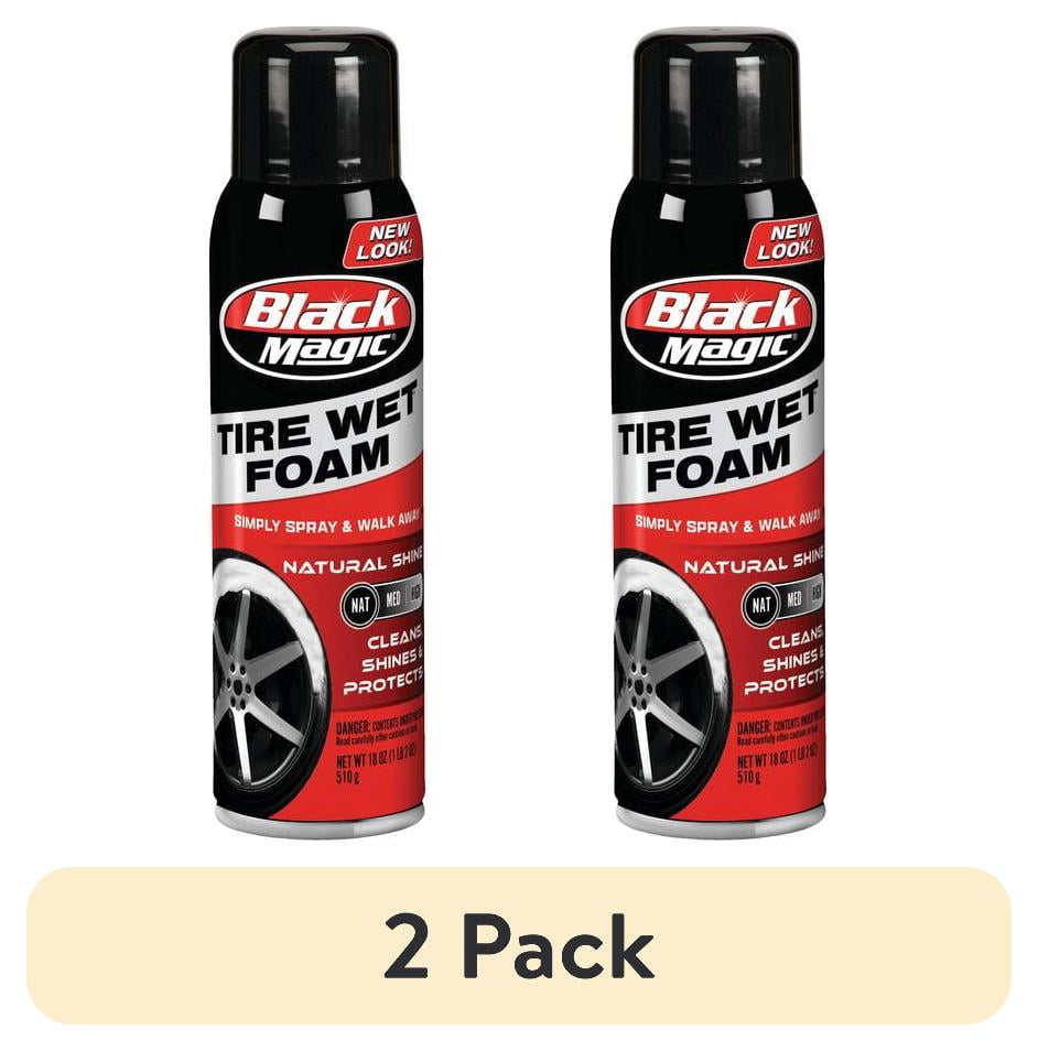 (2 pack) Black Magic Tire Wet Foam 18 oz. Tire Shine - 800002220 ...
