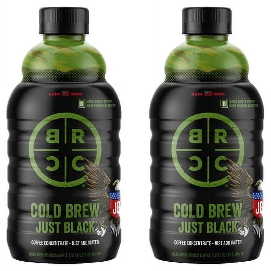 (2 pack) Black Rifle Coffee Company Just Black Cold Brew Iced Coffee ...
