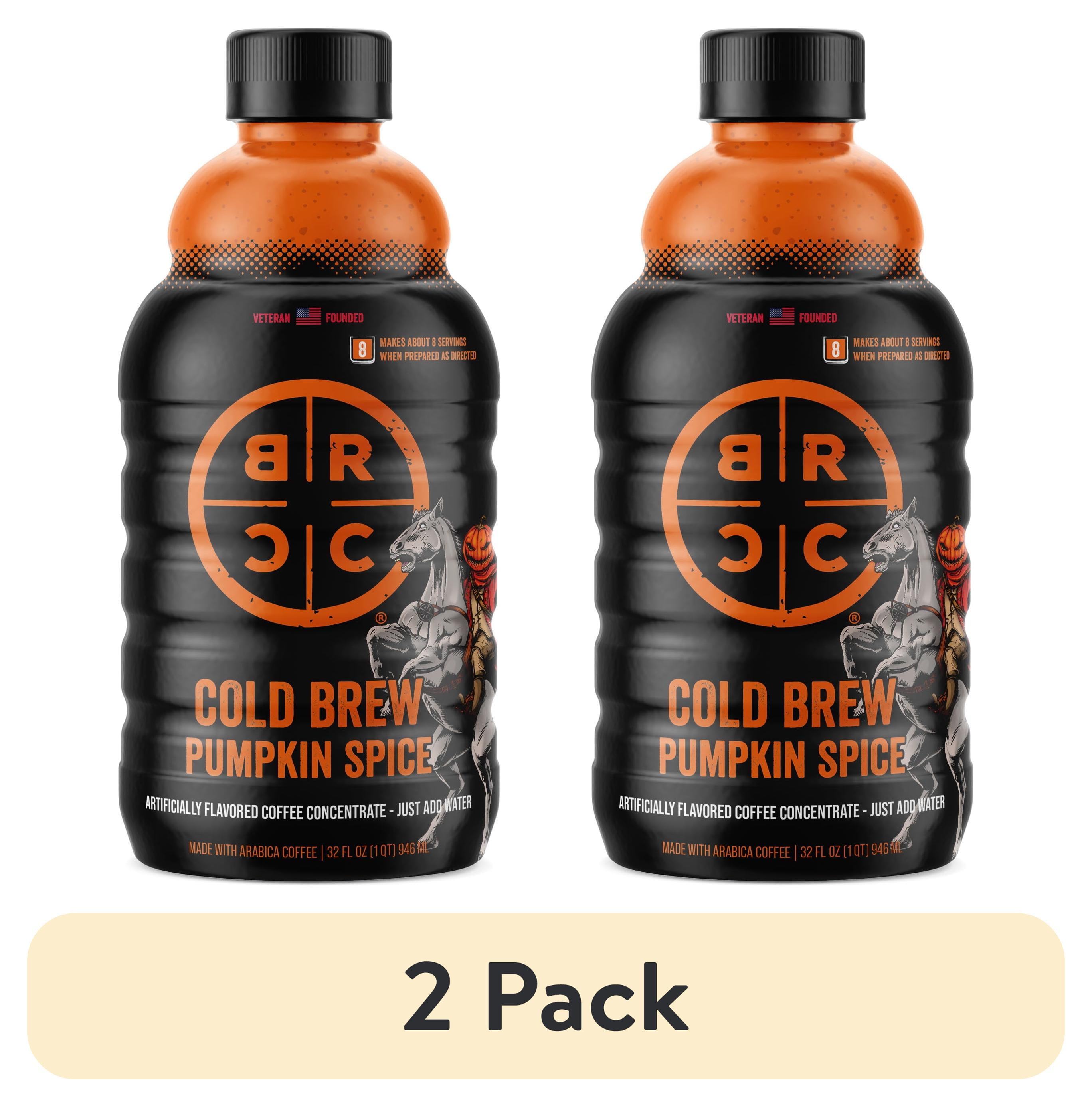 (2 pack) Black Rifle Coffee Company Pumpkin Spice Cold Brew Coffee ...