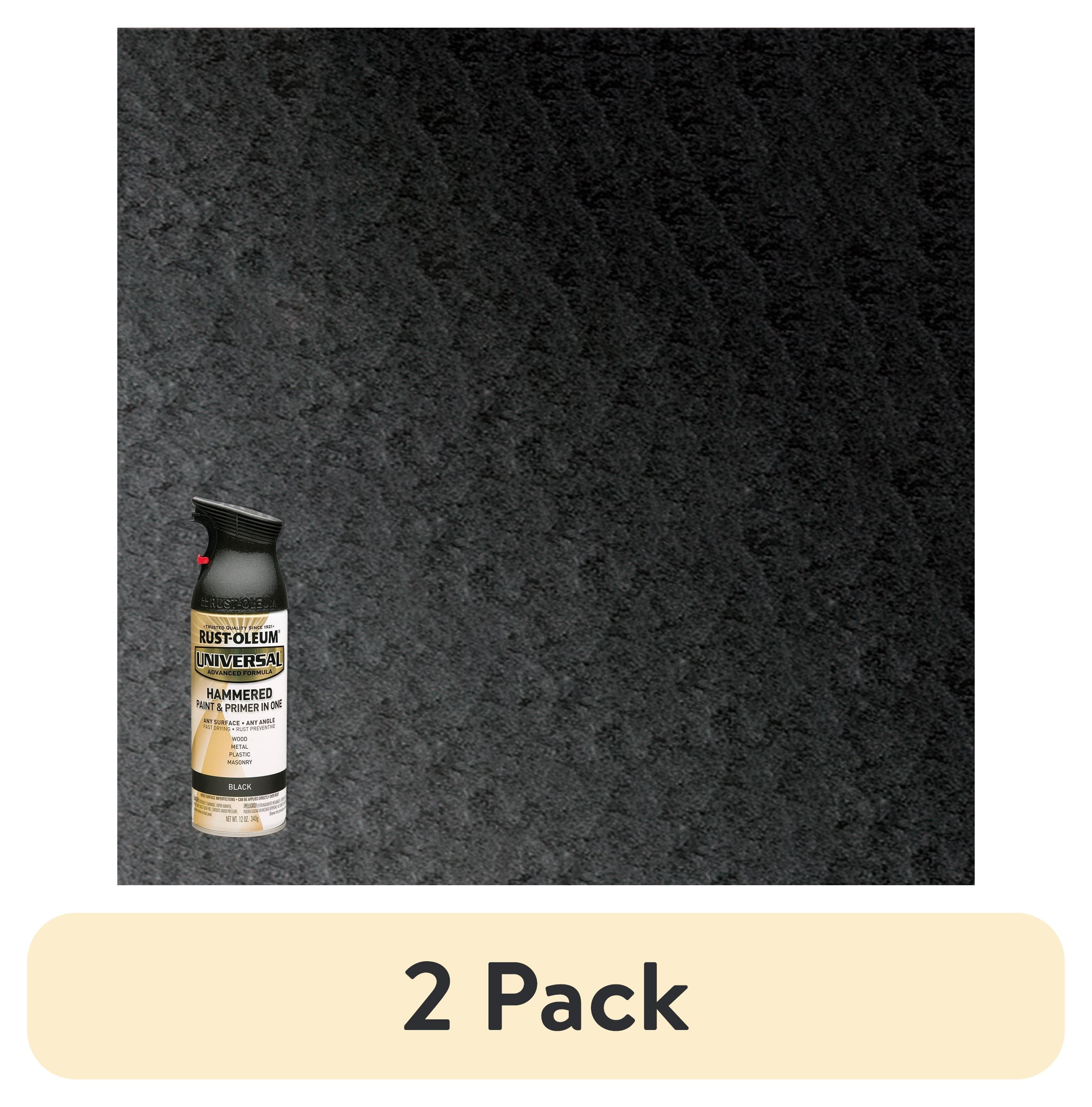 (2 pack) Black, Rust-Oleum Universal All Surface Interior/Exterior ...