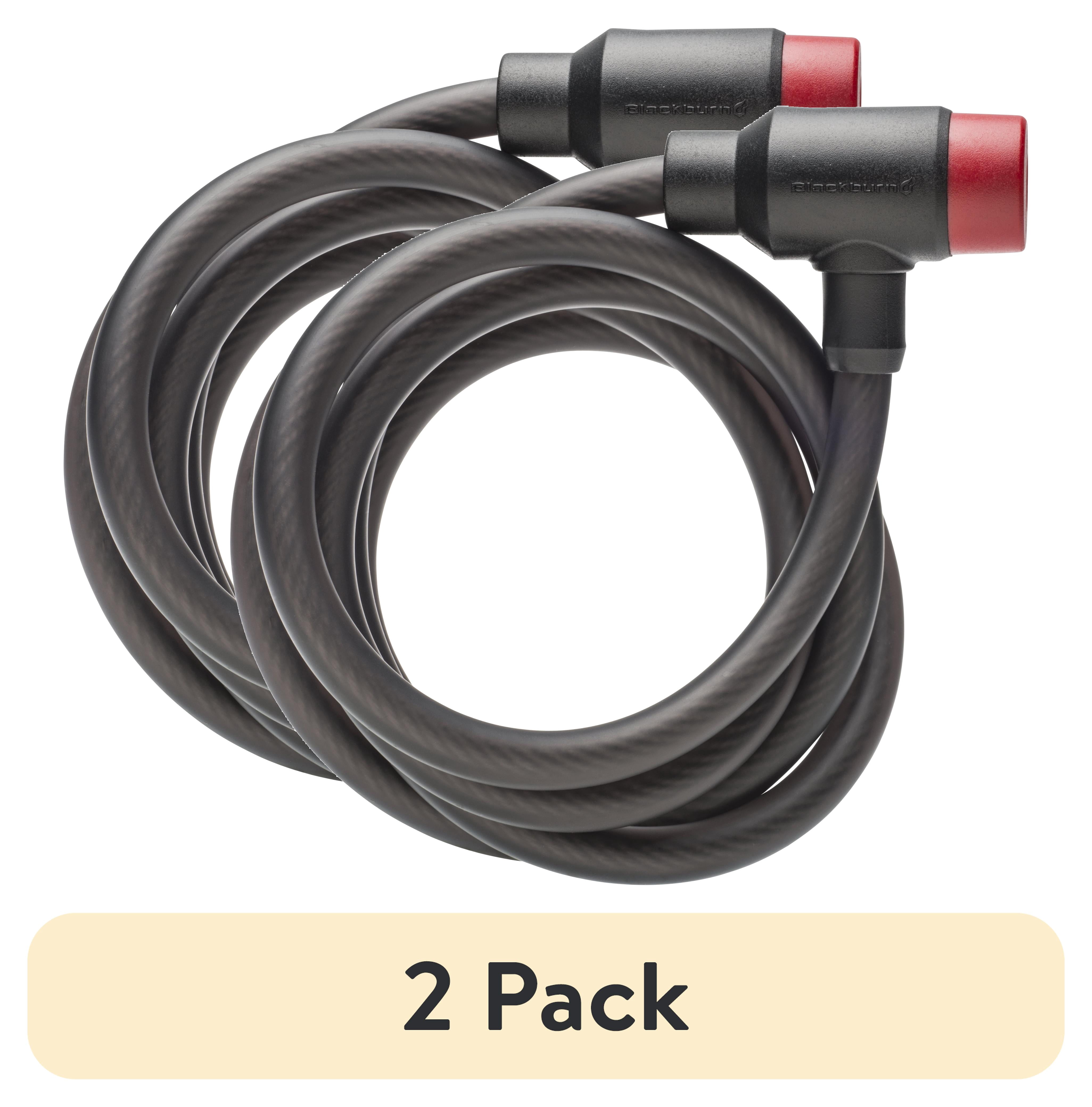 (2 pack) Blackburn 5 ft. x 10mm Key Cable Bike Lock - Walmart.com