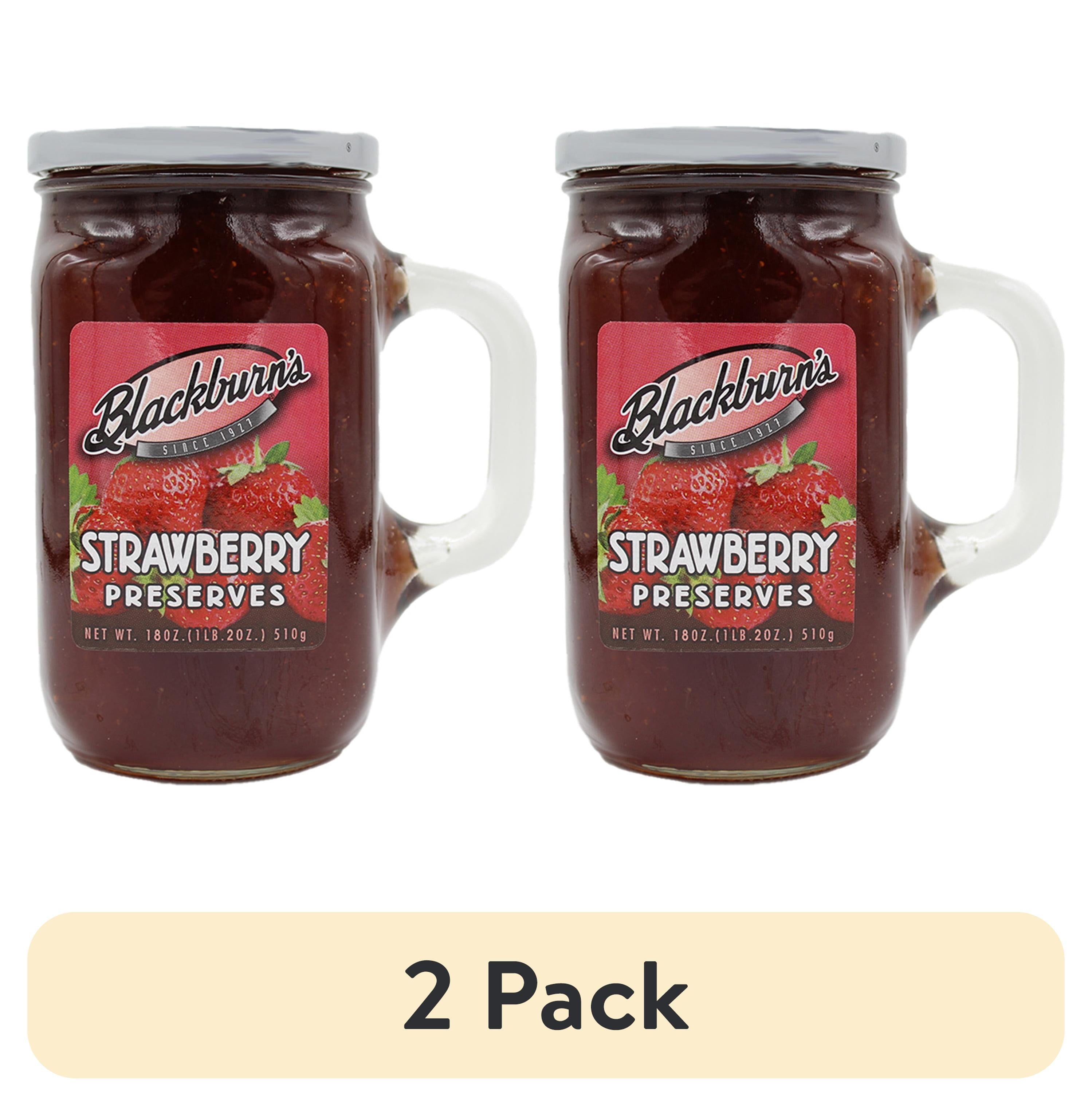 (2 pack) Blackburn's Strawberry Preserves - 18oz - Walmart.com