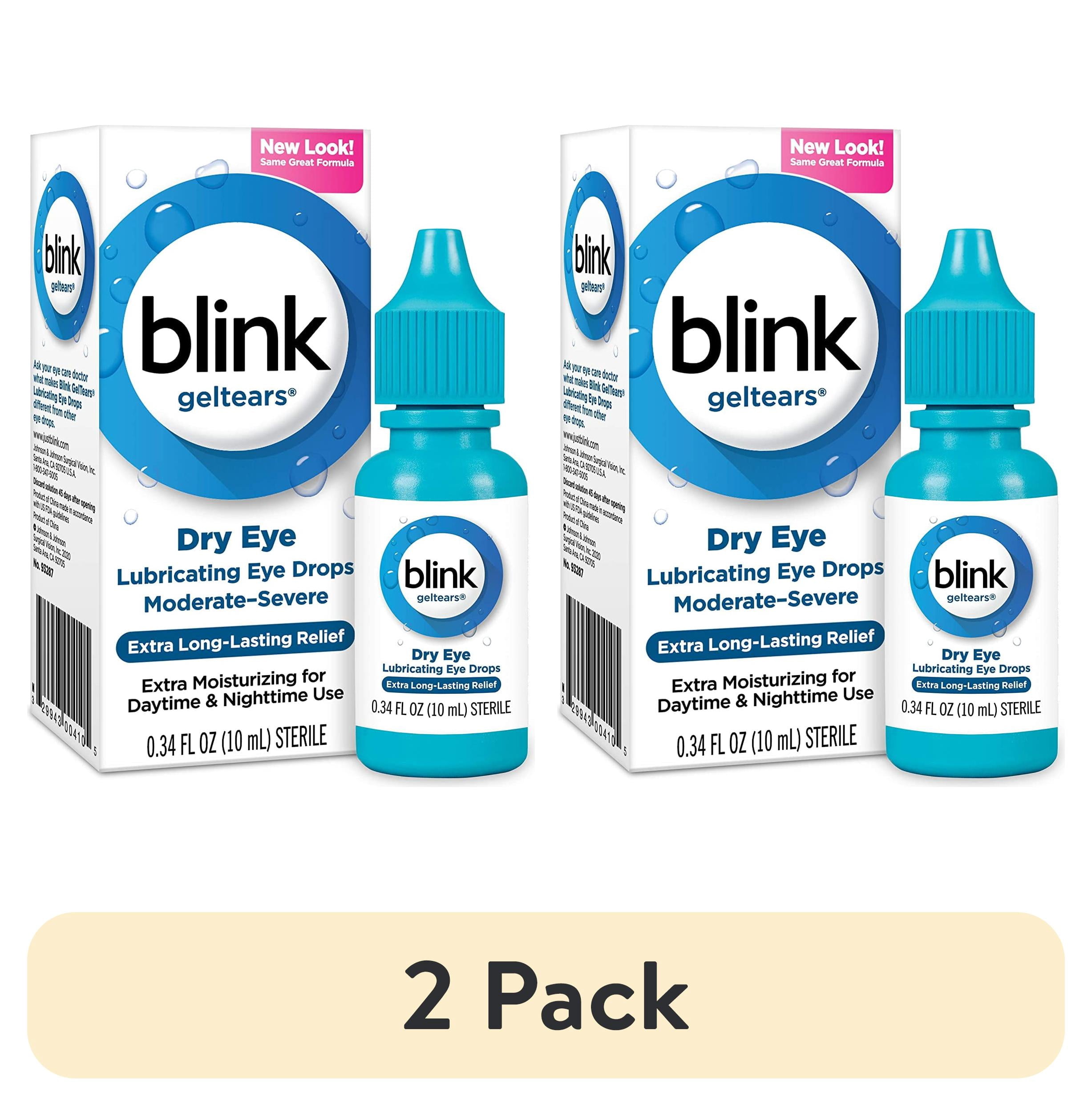 (2 pack) Blink Gel Tears, Lubricating Eye Drops 0.34 fl oz - Walmart.com