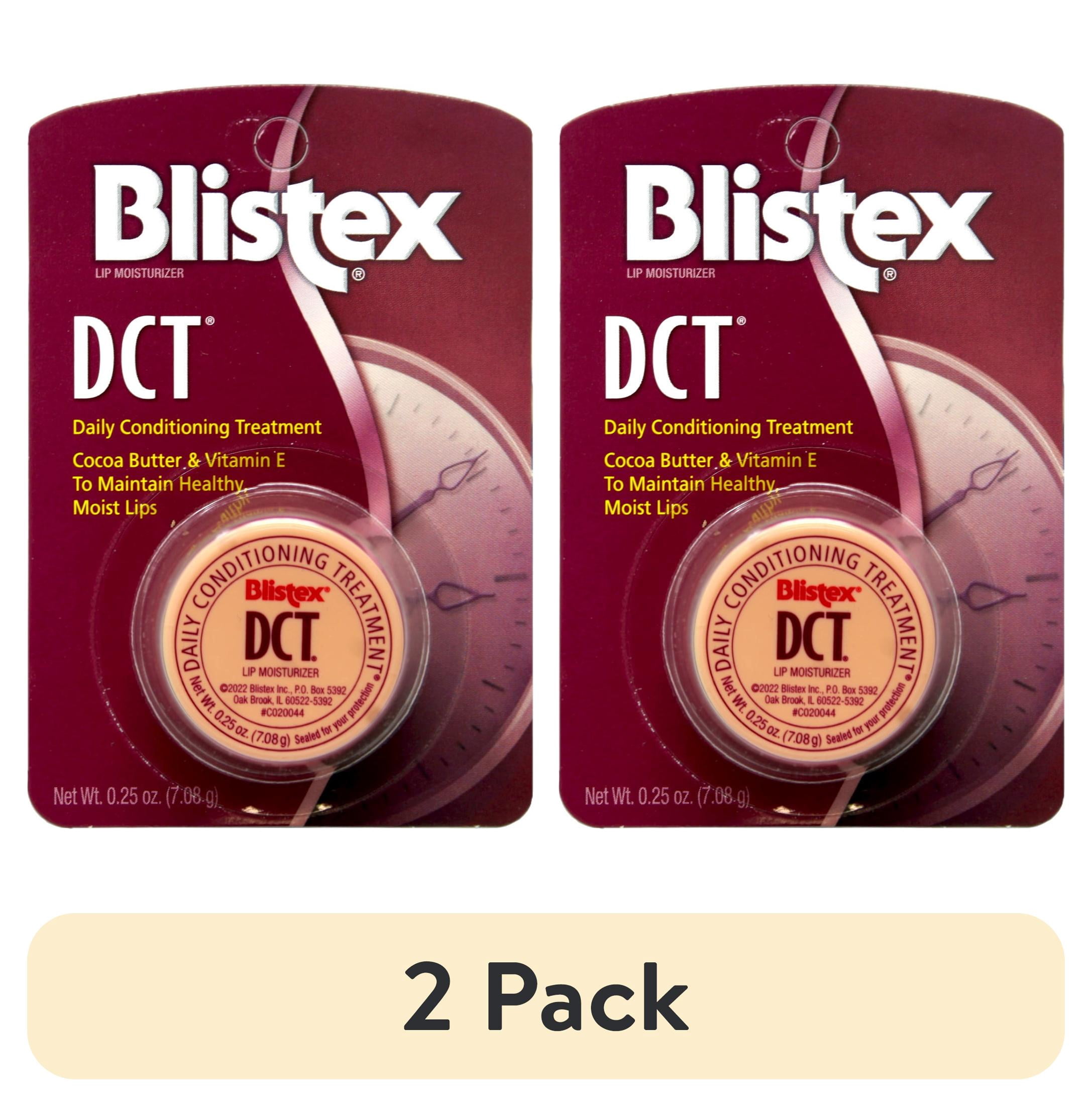 (2 pack) Blistex DCT Lip Treatment, 0.25 Oz - Walmart.com