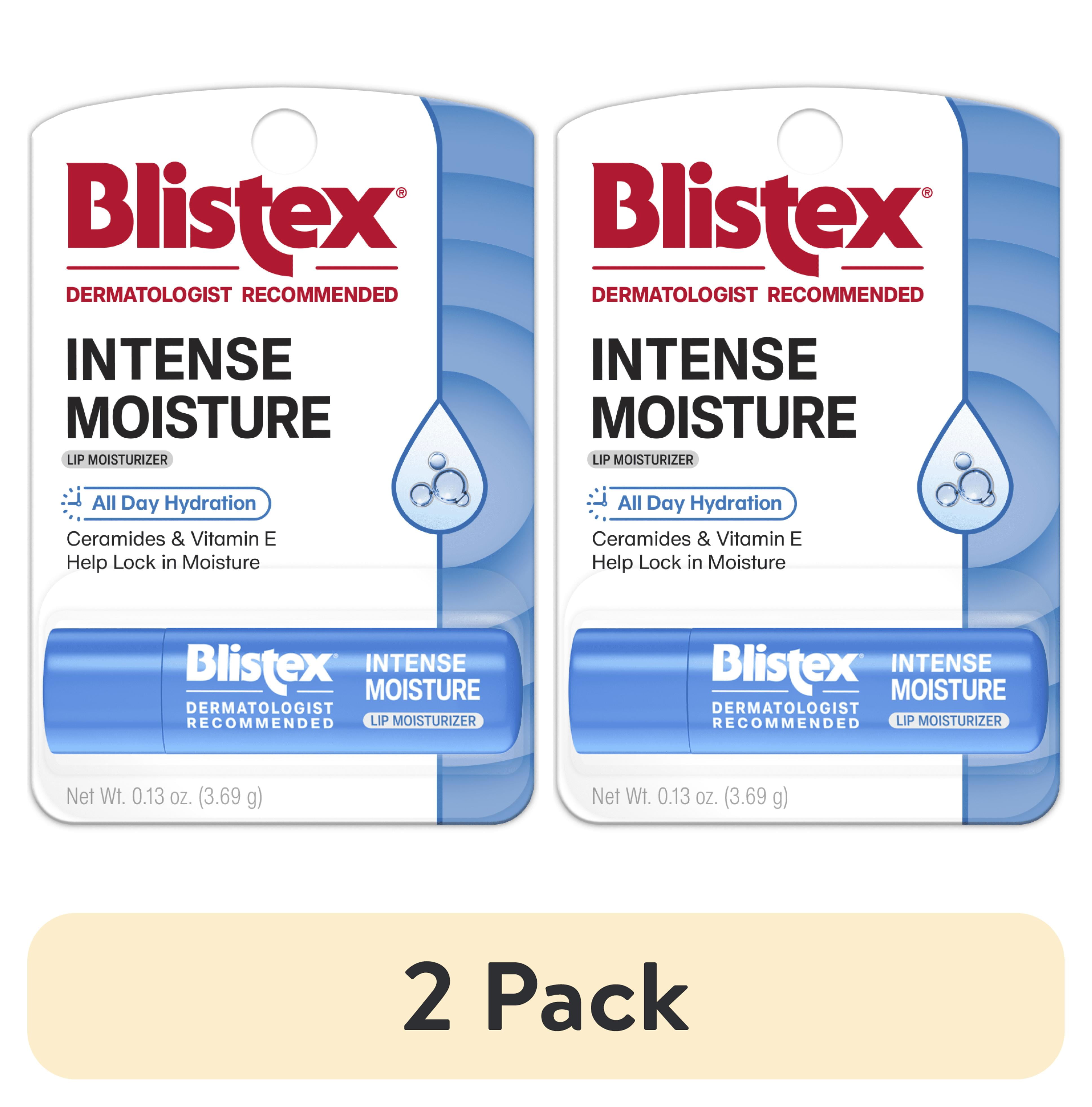 (2 pack) Blistex Intense Moisture 1 Count, 0.13oz All Day Hydration for ...