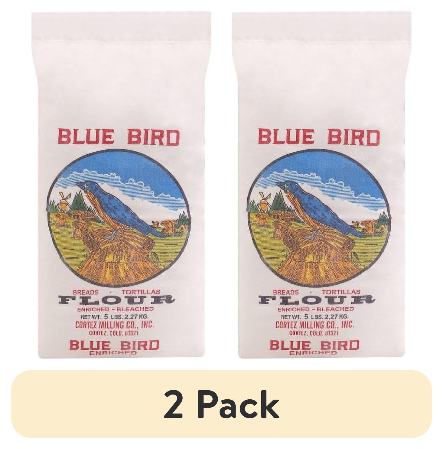 (2 pack) Blue Bird Enriched Bleached Flour, 5 lbs - Walmart.com