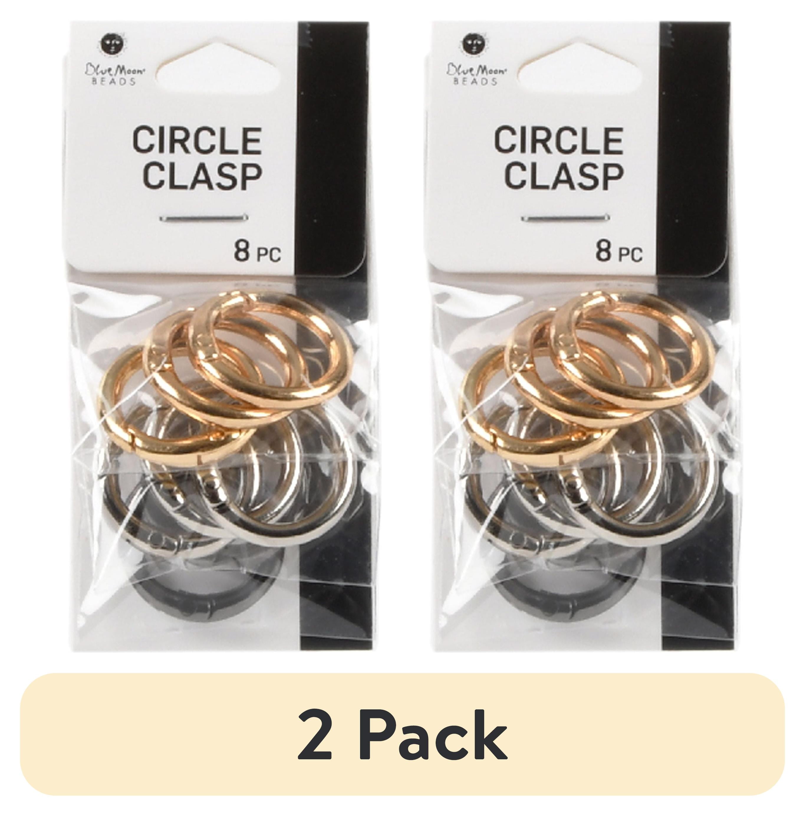 Blue Moon Beads Multi-Color Hinged Key Ring Clasps - 8 Piece - Walmart.com