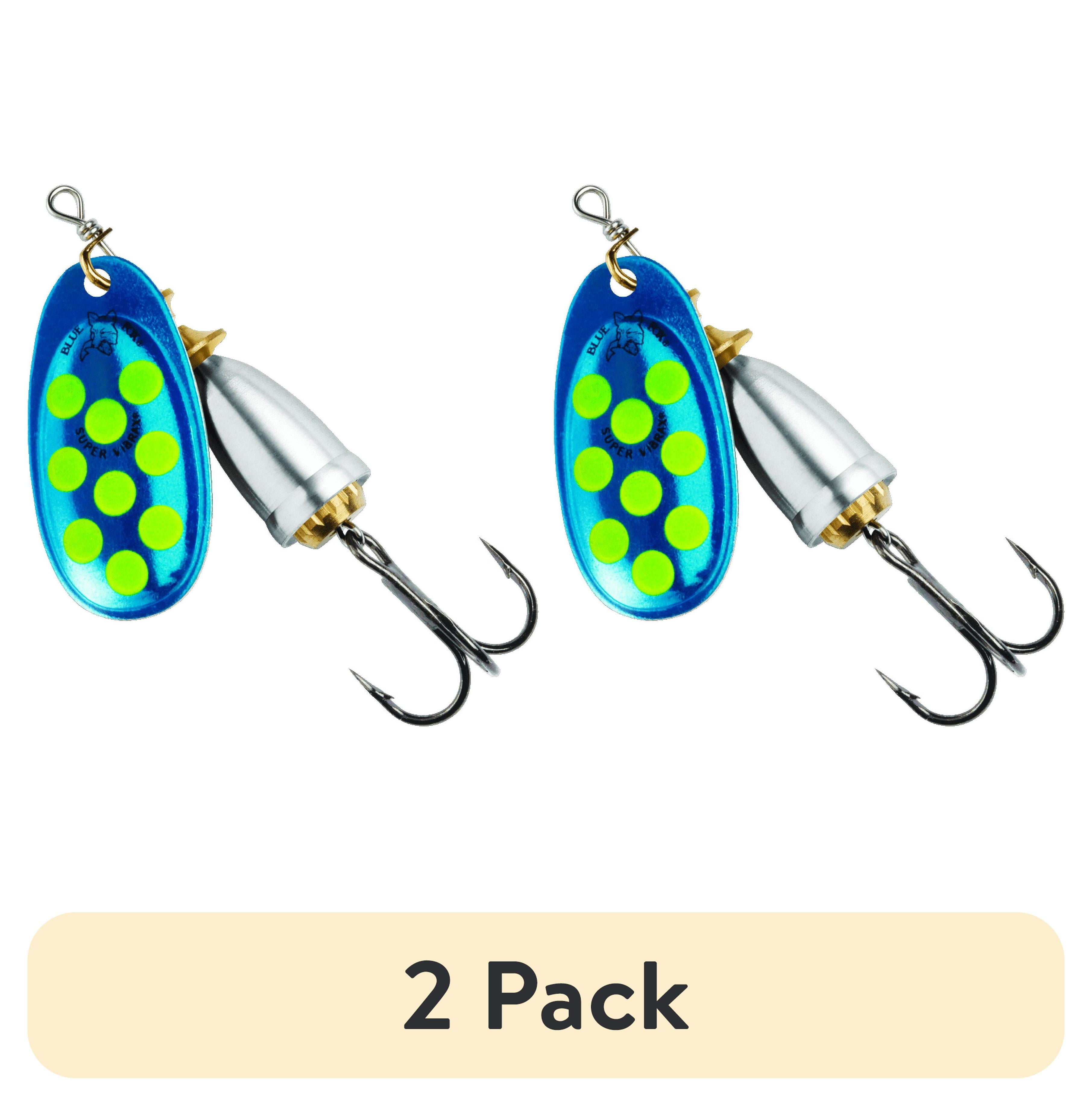 (2 pack) BlueFox Classic Vibrax Blue/Yellow Silver 60-50-329 - Walmart.com