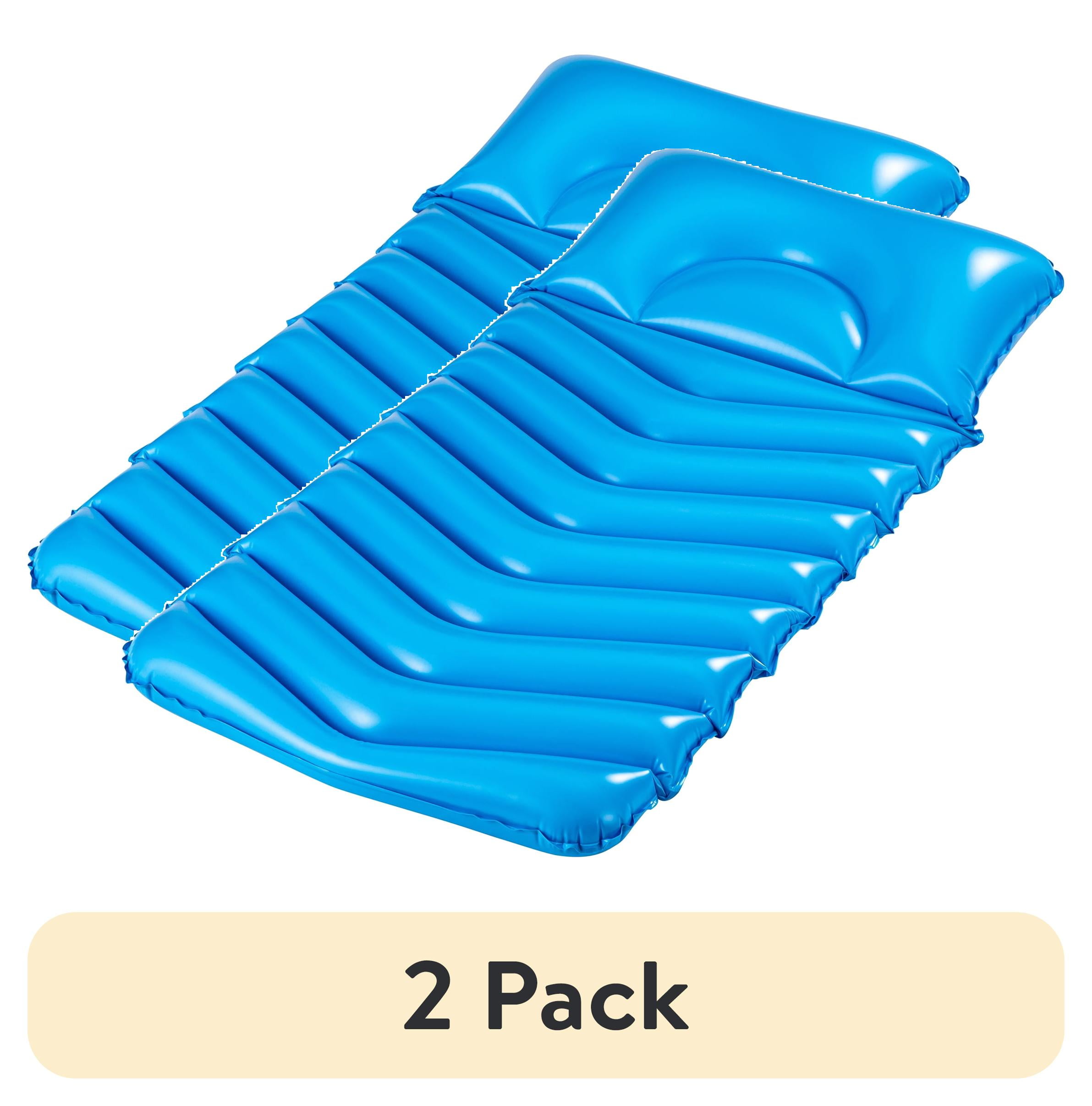 (2 pack) Bluescape Blue Dream Air Mat, Inflatable Pool Float, Age 14 ...