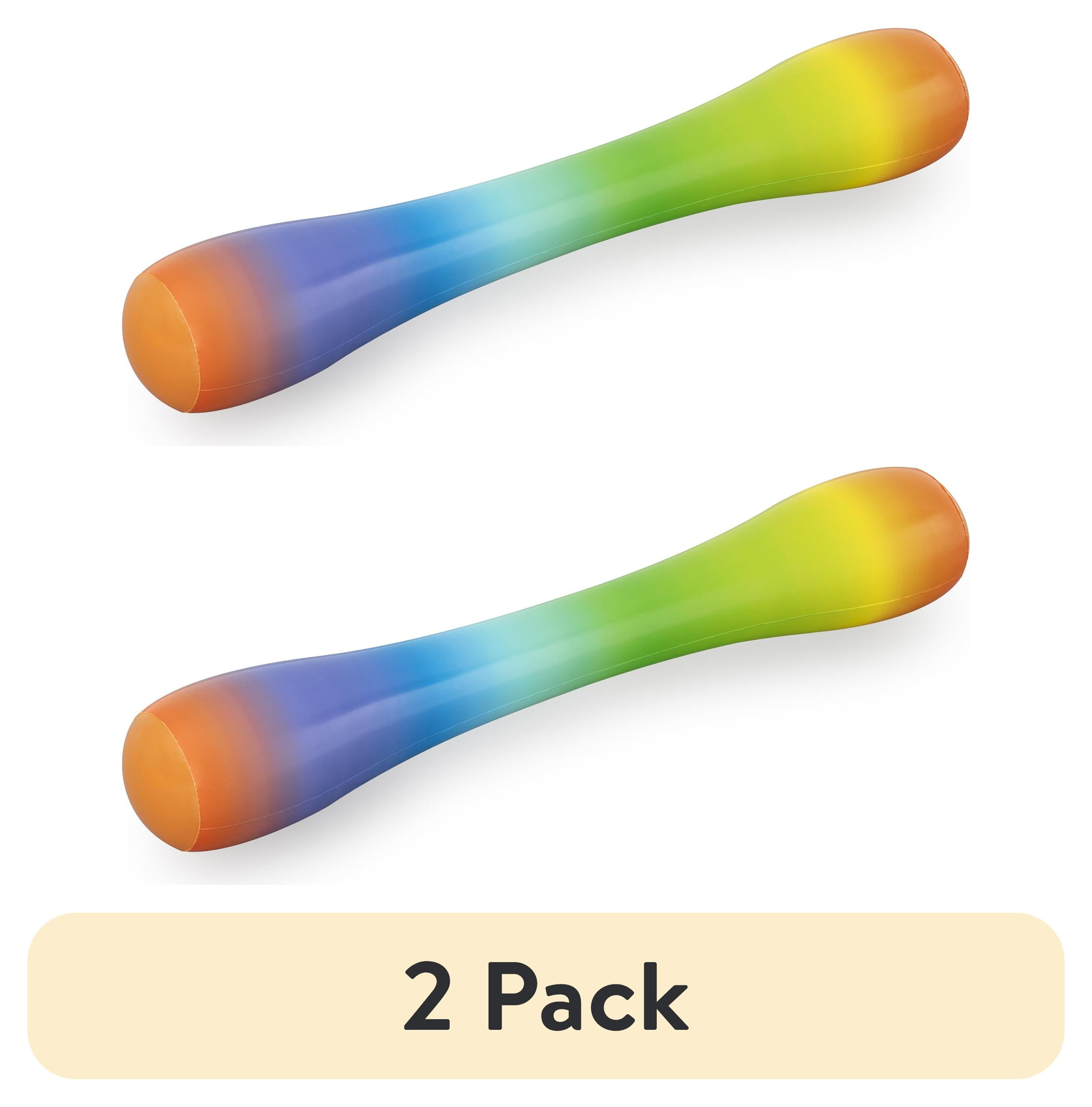 (2 pack) Bluescape Inflatable Pool Noodle, Rainbow - Walmart.com