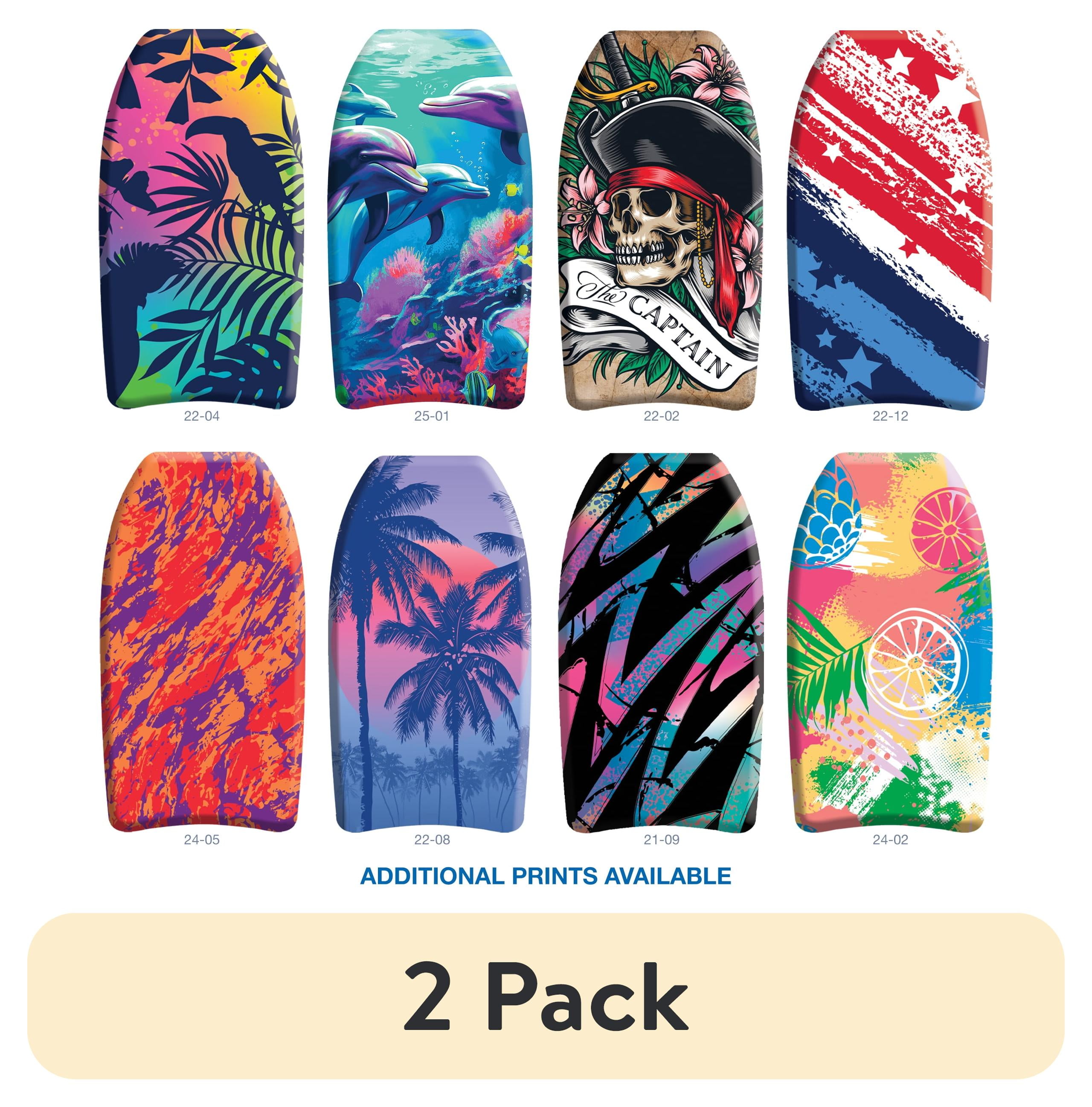 Bluewater Beach 33 Foam Bodyboard - Vibrant Tropical Print - Walmart.com