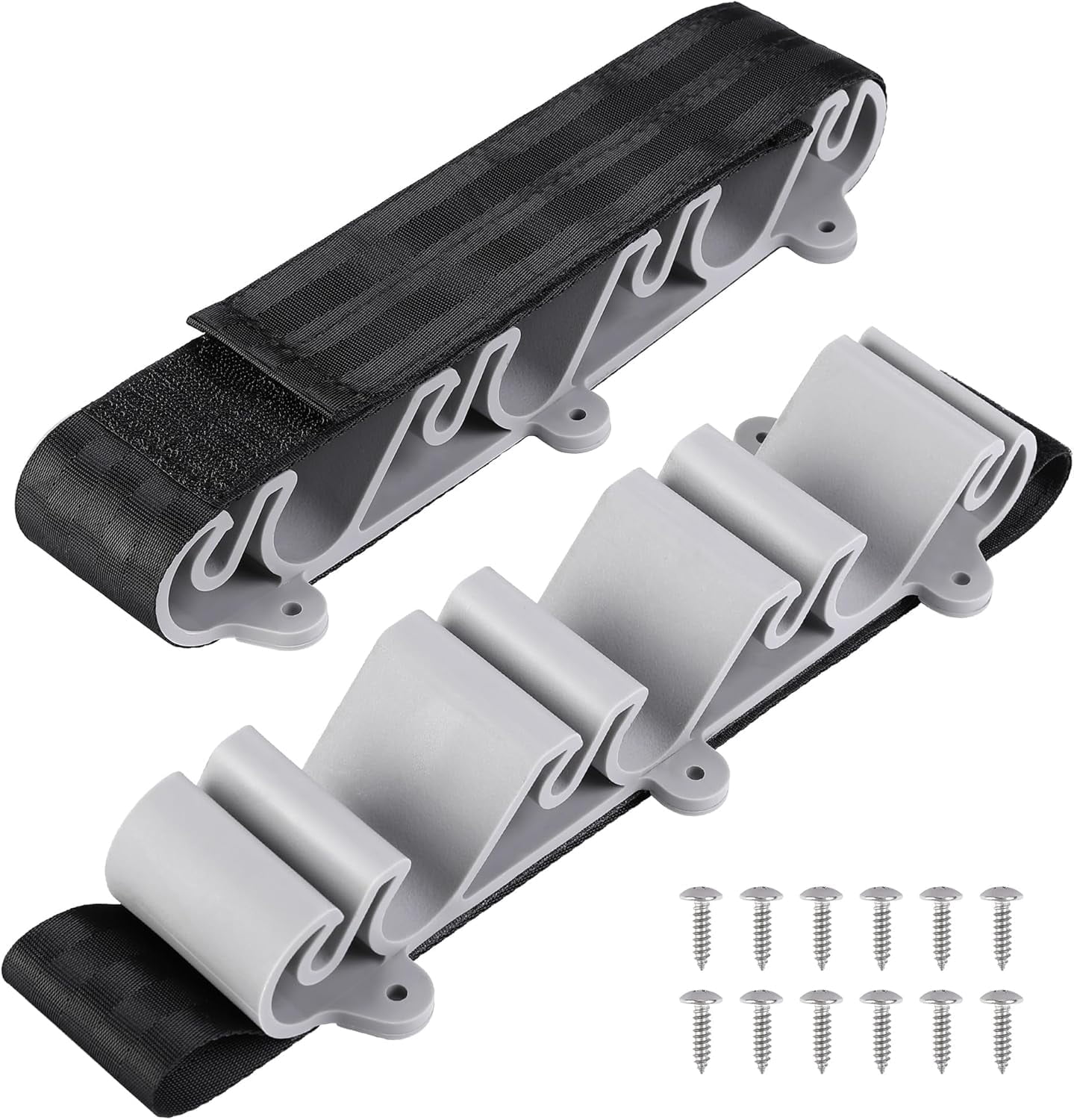 Ebaokuup 2 Pack Vertical Boat Fishing Rod Holders with Straps for Deck ...