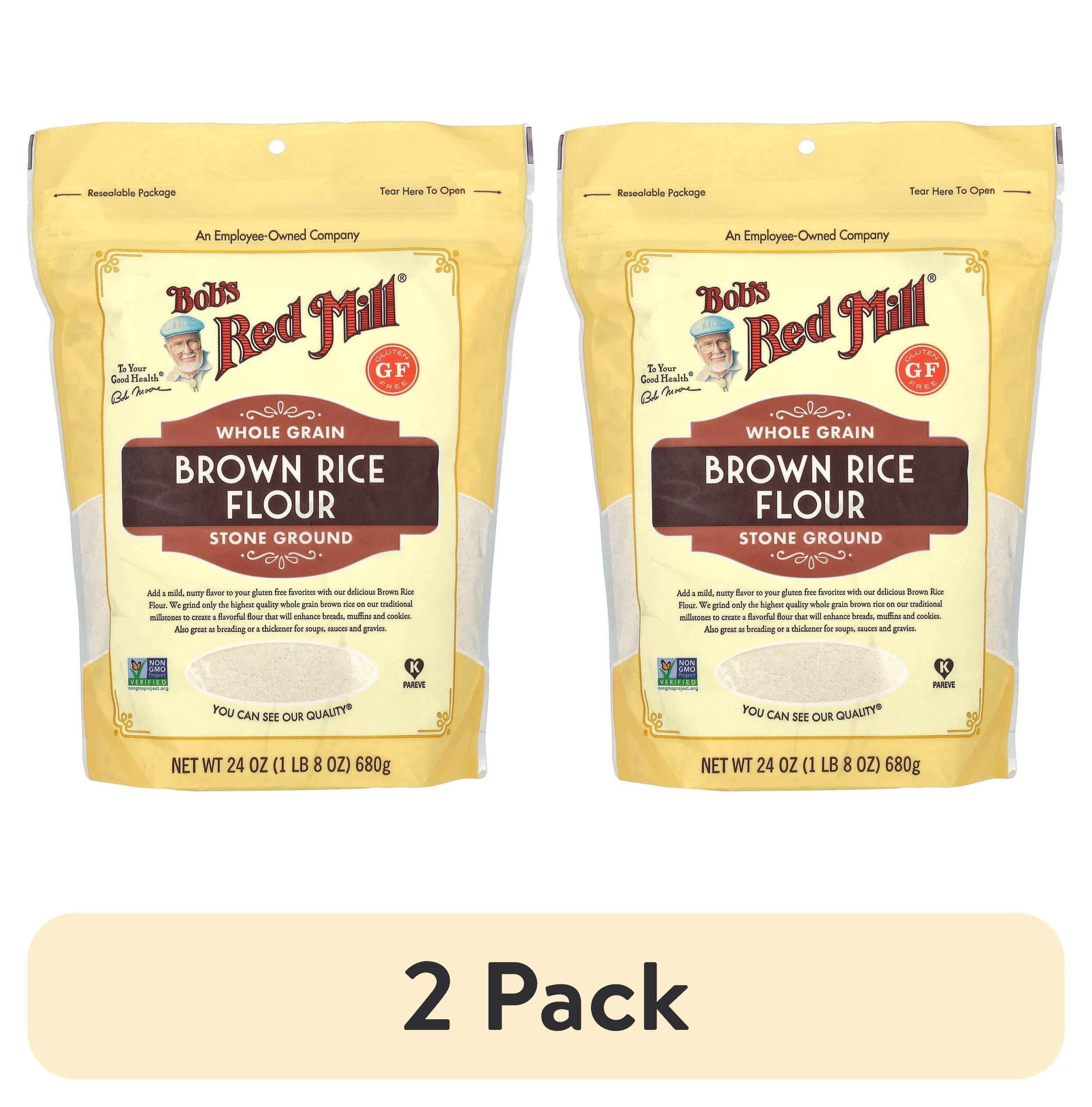 (2 pack) Bob's Red Mill Brown Rice Flour, 24 oz - Walmart.com