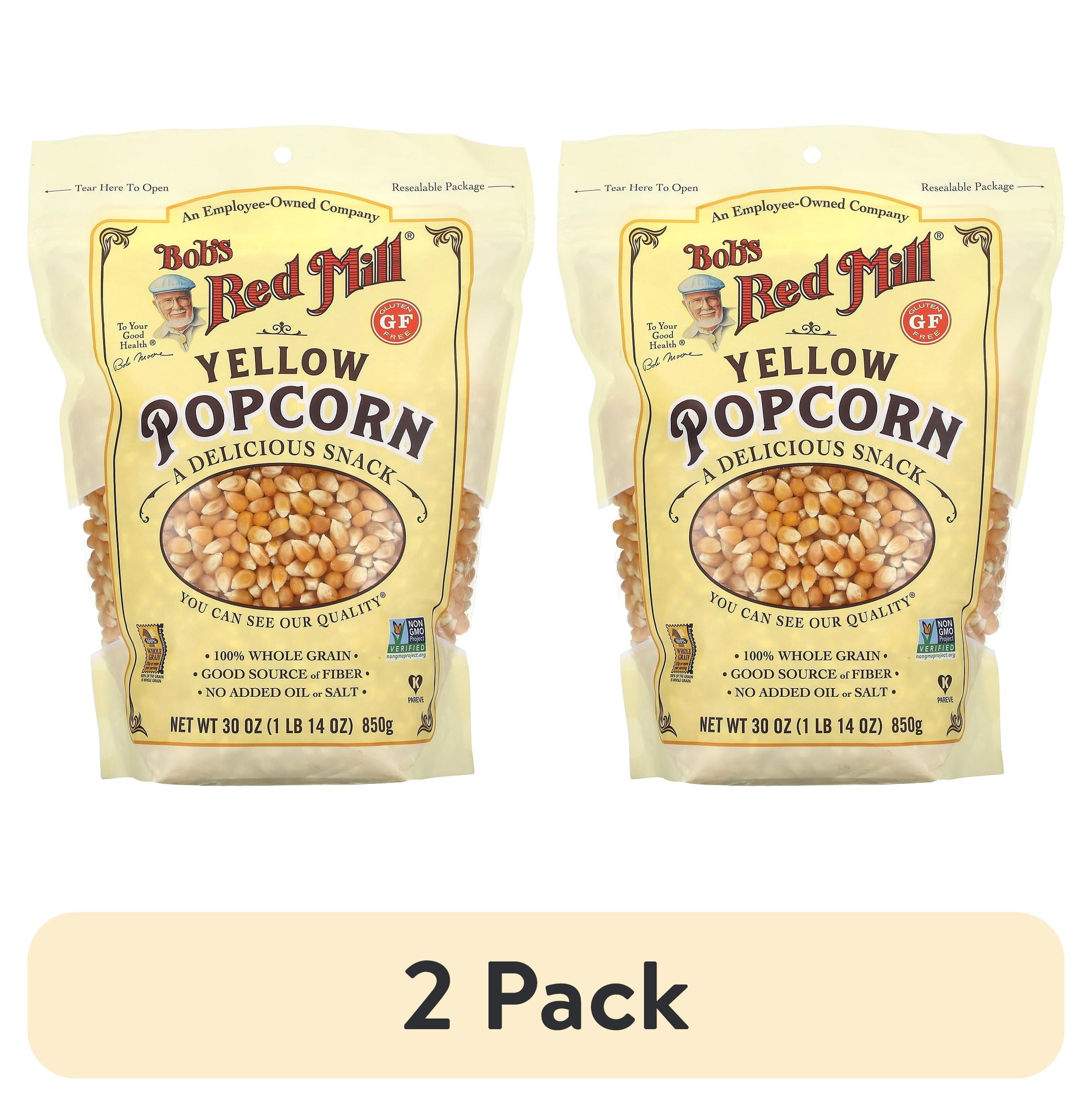 (2 pack) Bob's Red Mill Gluten Free, Whole Yellow Popcorn, 30 oz ...