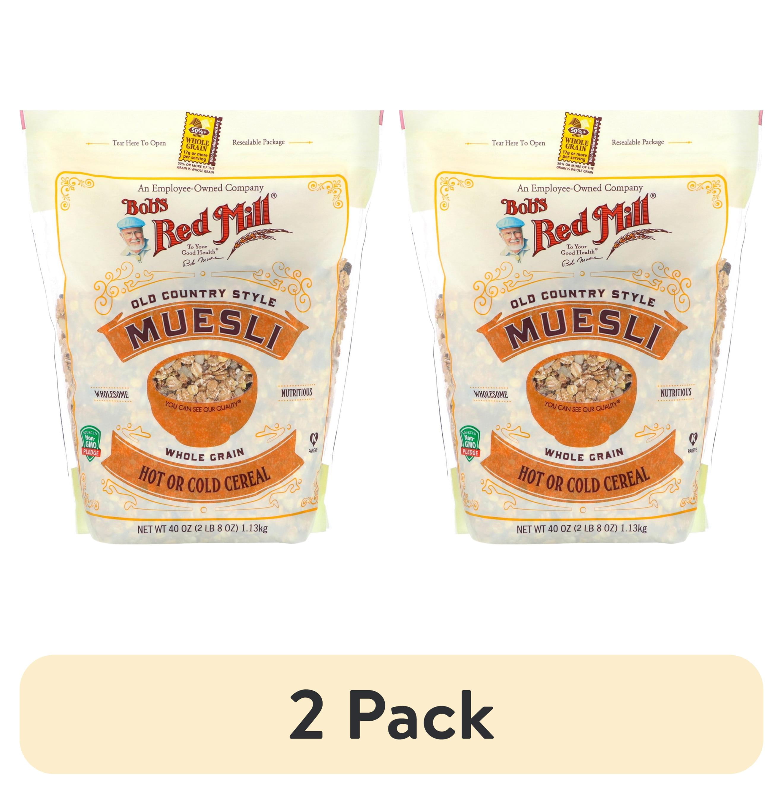 (2 pack) Bobs Red Mill Cereal, Muesli, Hot Or Cold, 40 Oz - Walmart.com