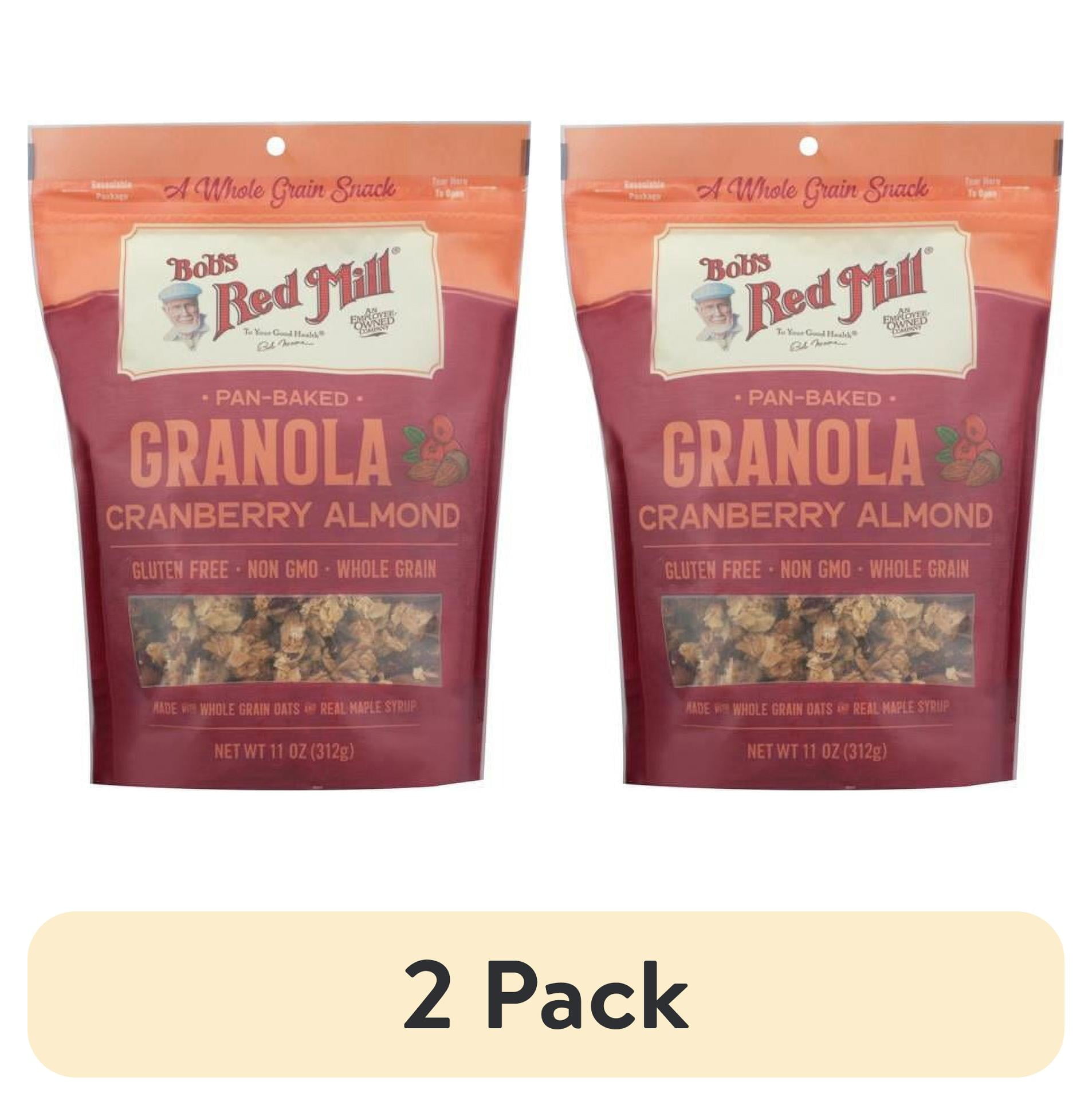 (2 pack) Bob's Red Mill, Pan-Baked Granola, Gluten Free, Cranberry ...