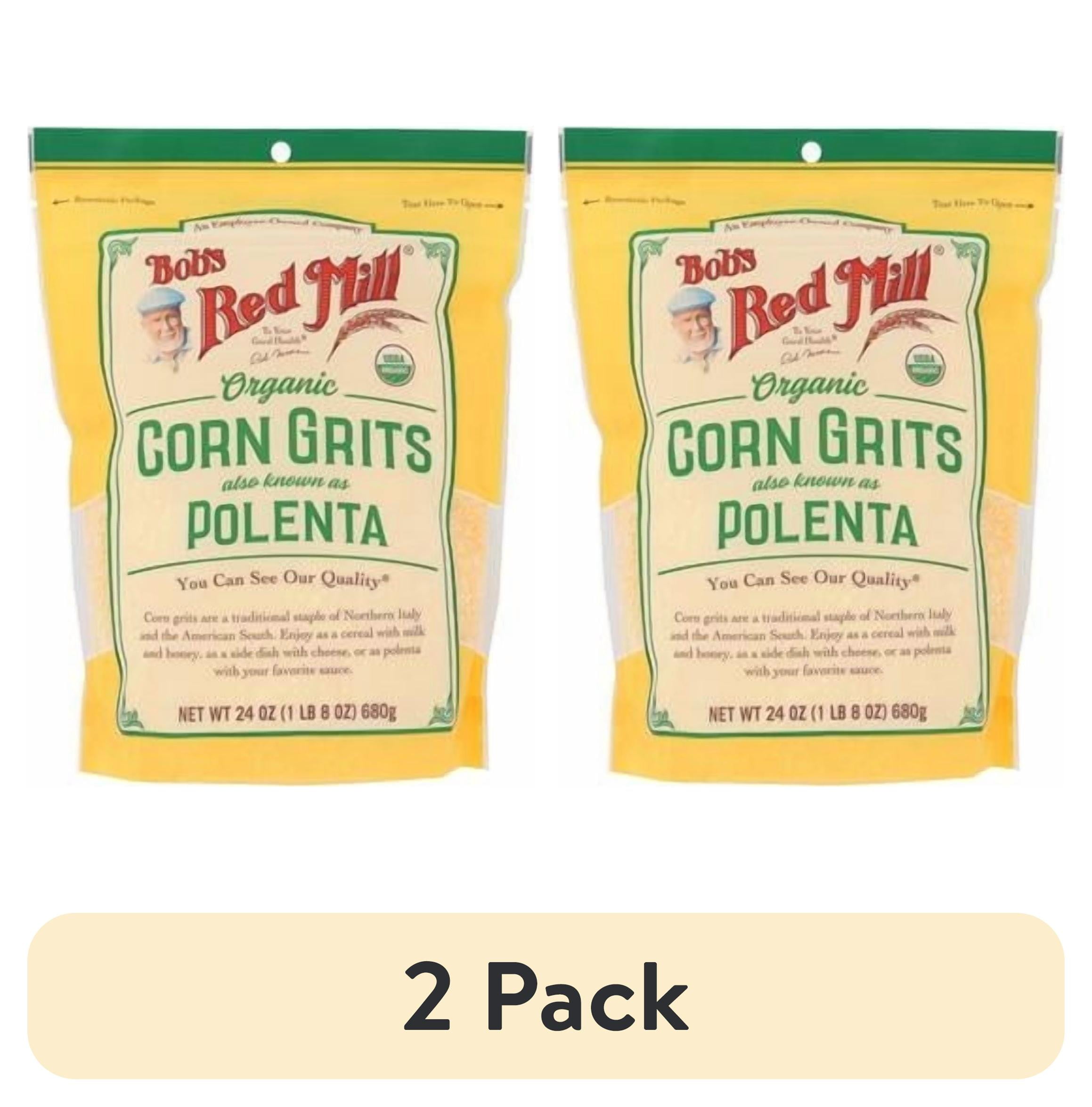 (2 pack) Bob's Red Mill Organic Corn Grits / Polenta, 24-ounce ...