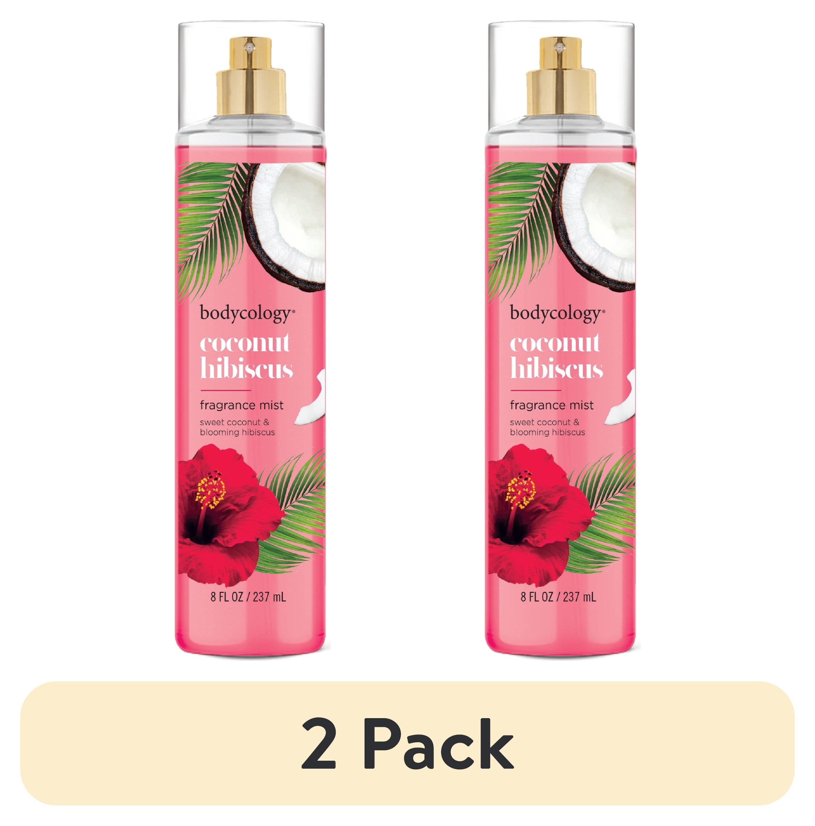 (2 pack) Bodycology Coconut Hibiscus Body Mist, 8 fl.oz. - Walmart.com