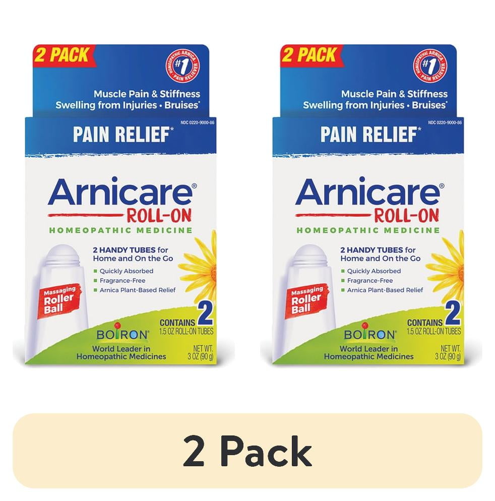 (2 pack) Boiron Arnicare Roll-On, Homeopathic Medicine for Pain Relief ...