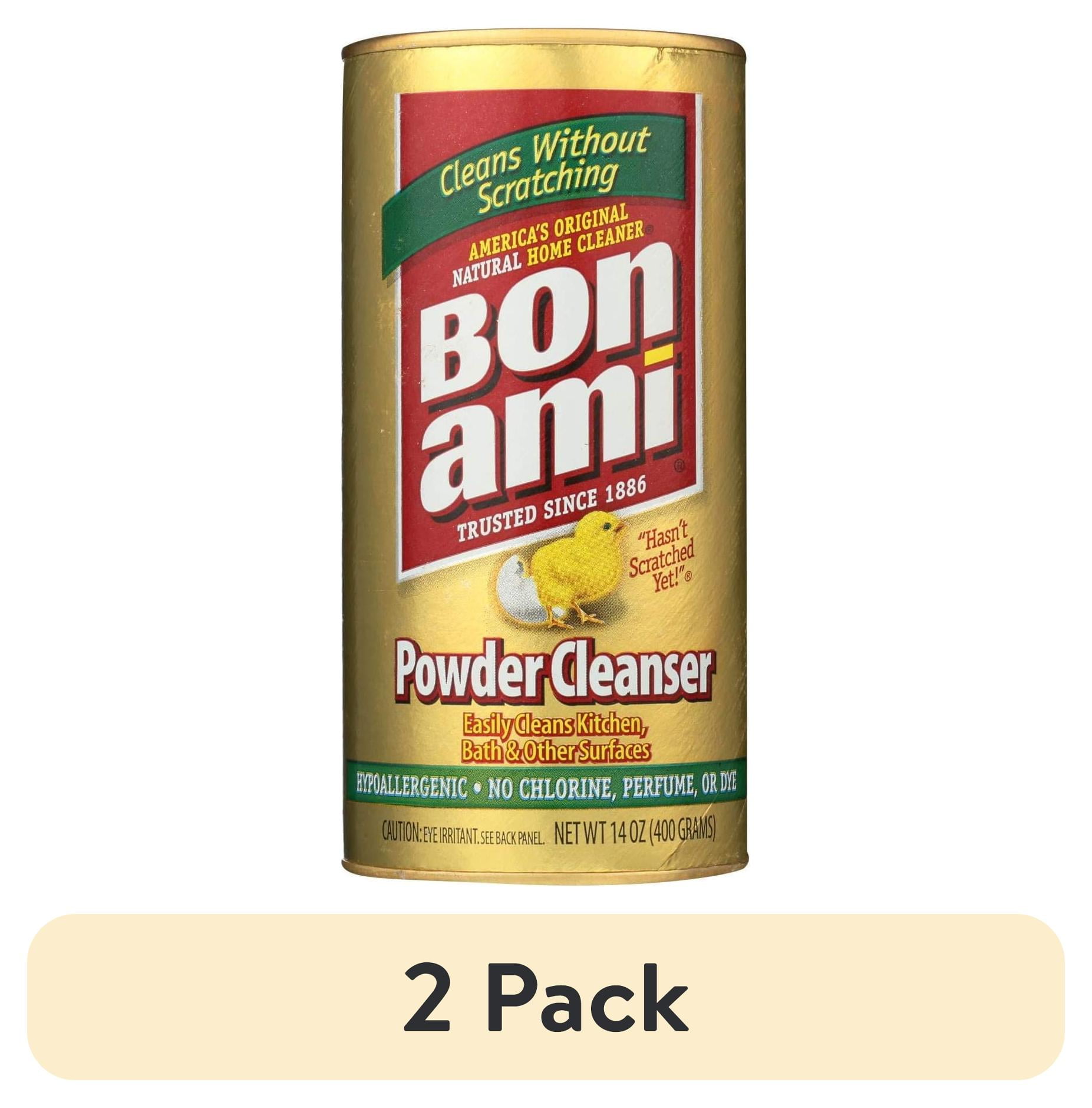 (2 pack) Bon Ami Polish and Cleanser Powder All-Purpose Cleaners, 14 ...