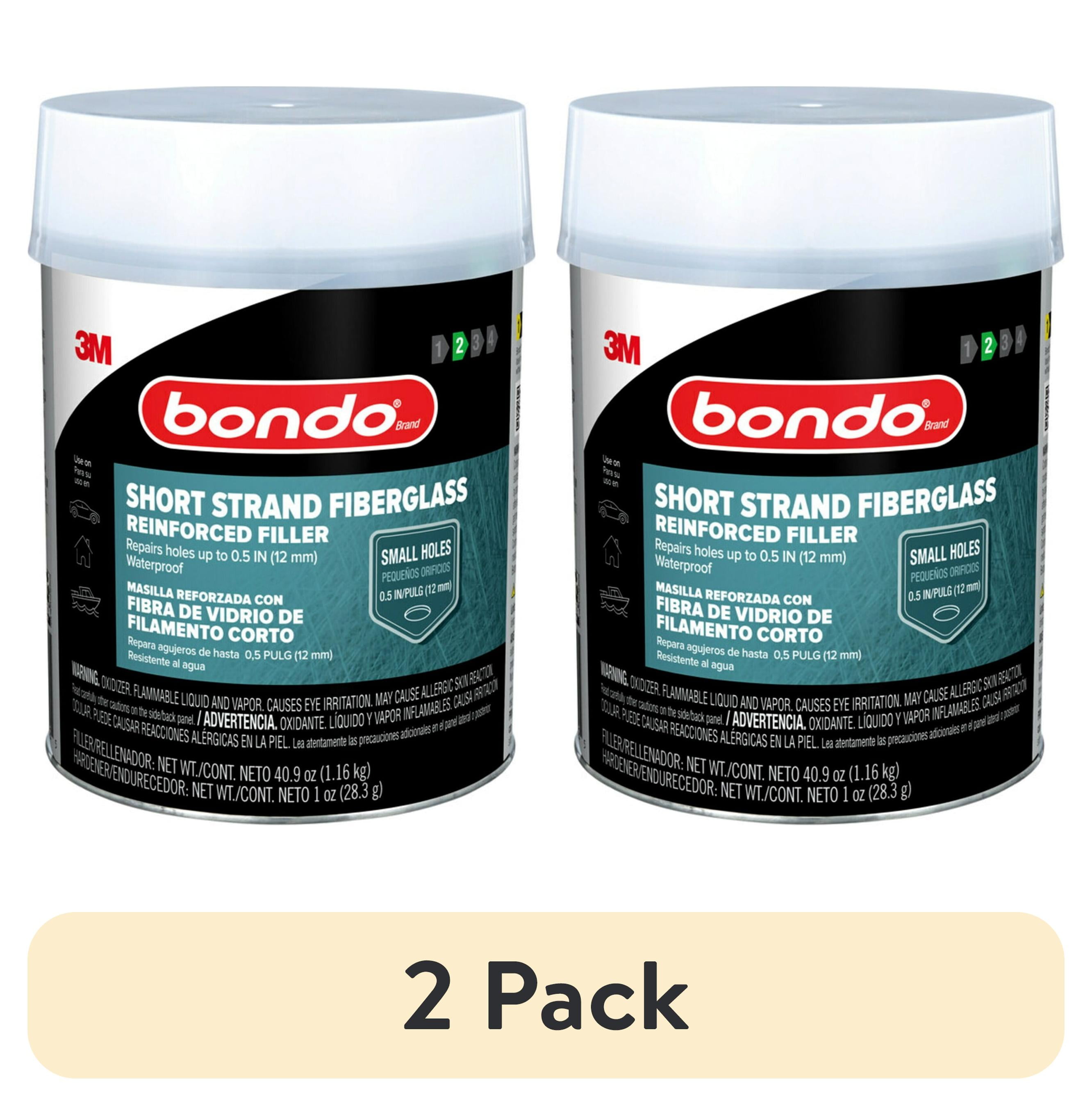 (2 pack) Bondo Bondo-Glass Reinforced Filler, 00272ES, 1 Quart ...