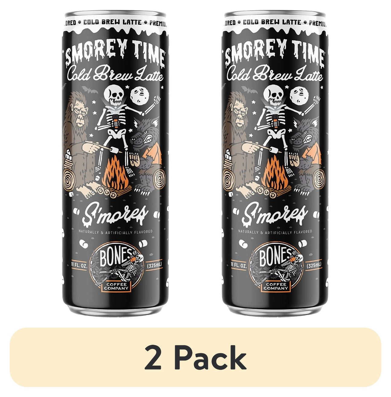 (2 pack) Bones Coffee Company Ready to Drink Cold Brew , S’mores ...