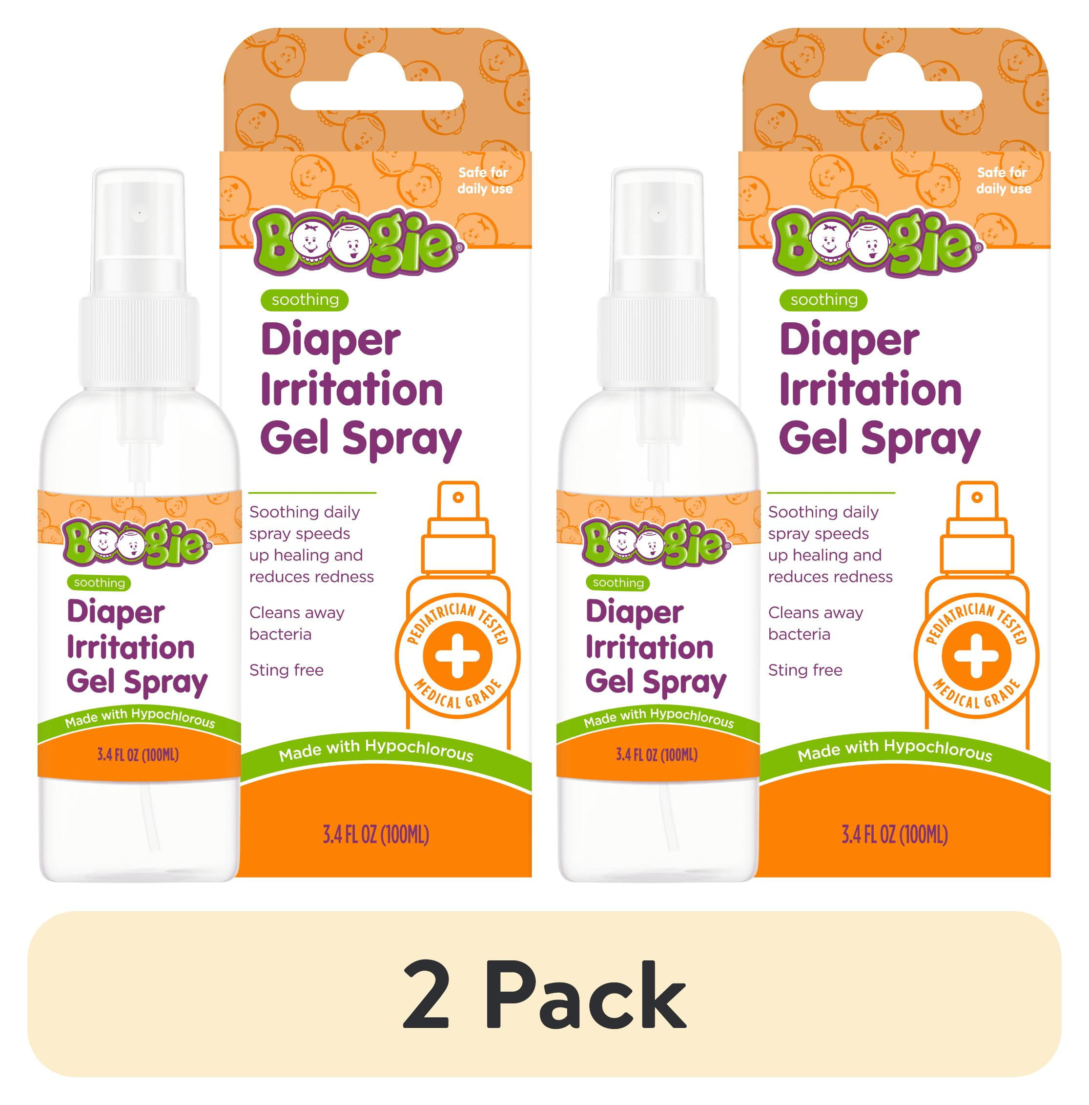 (2 pack) Boogie Soothing Diaper Irritation Gel Spray made with ...