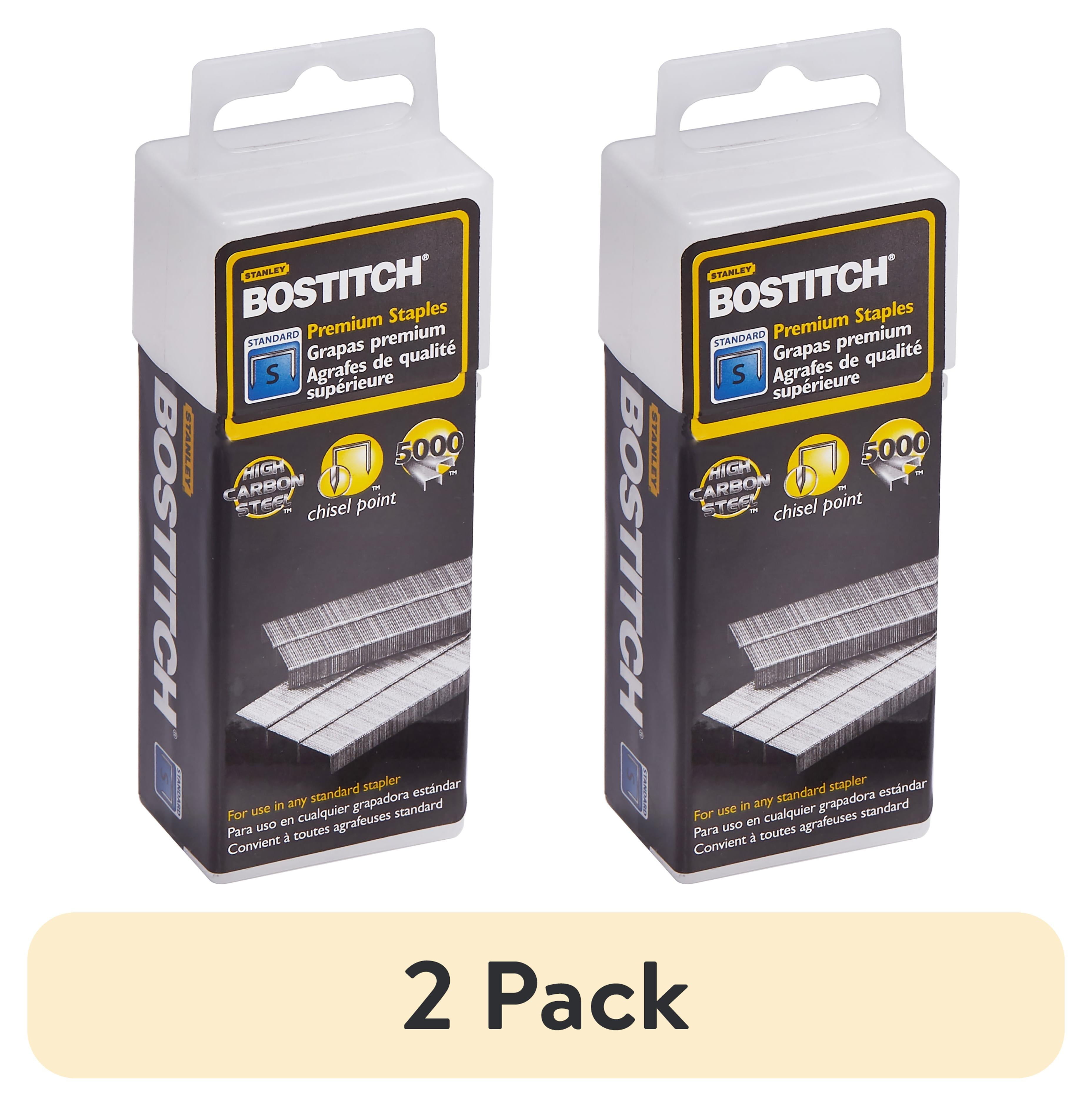 (2 pack) Bostitch 1/4" Standard Premium Staples, 5000 Staples per Box ...