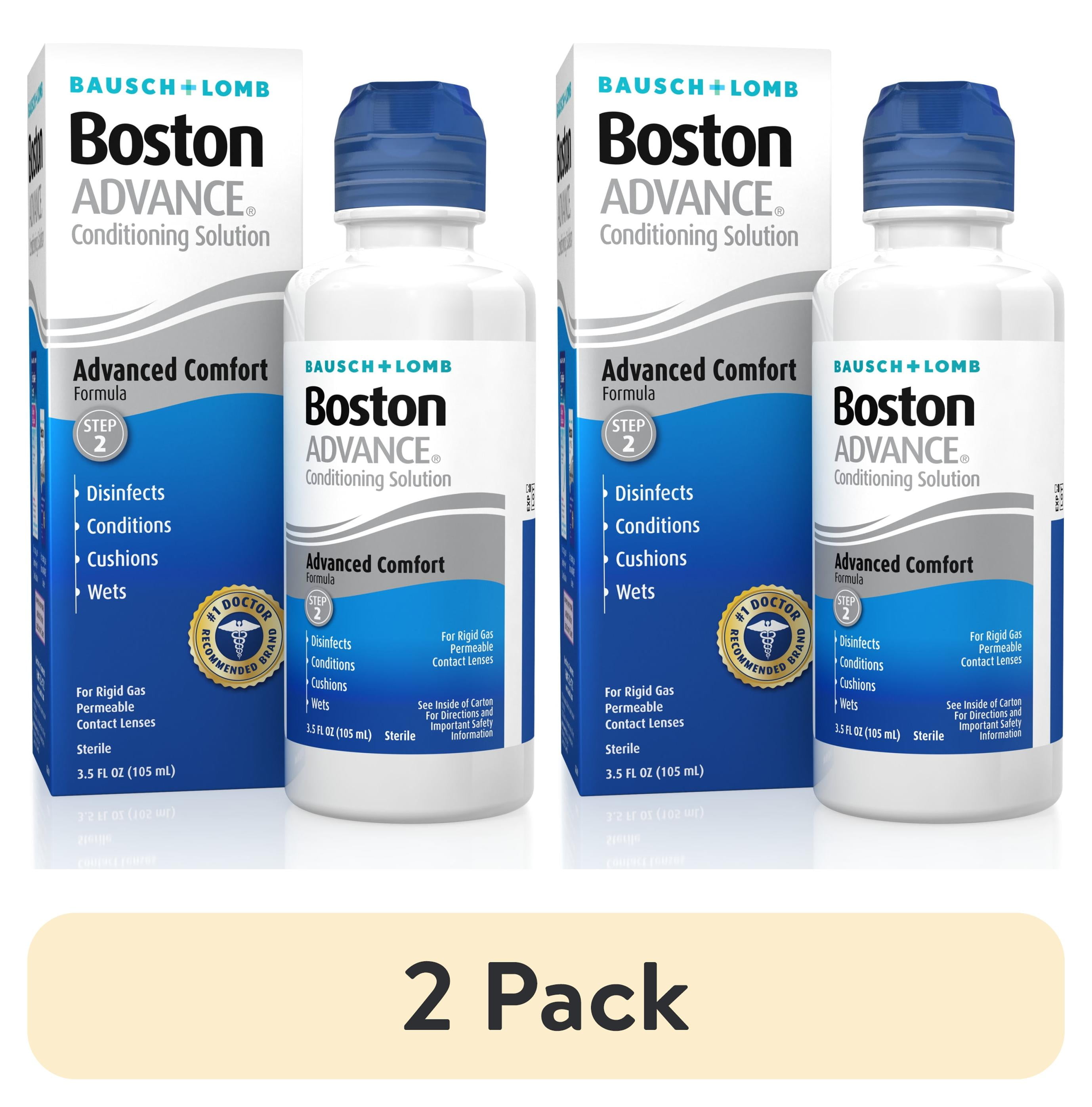 (2 pack) Boston ADVANCE Conditioning Contact Lens Solution and Cleaner ...