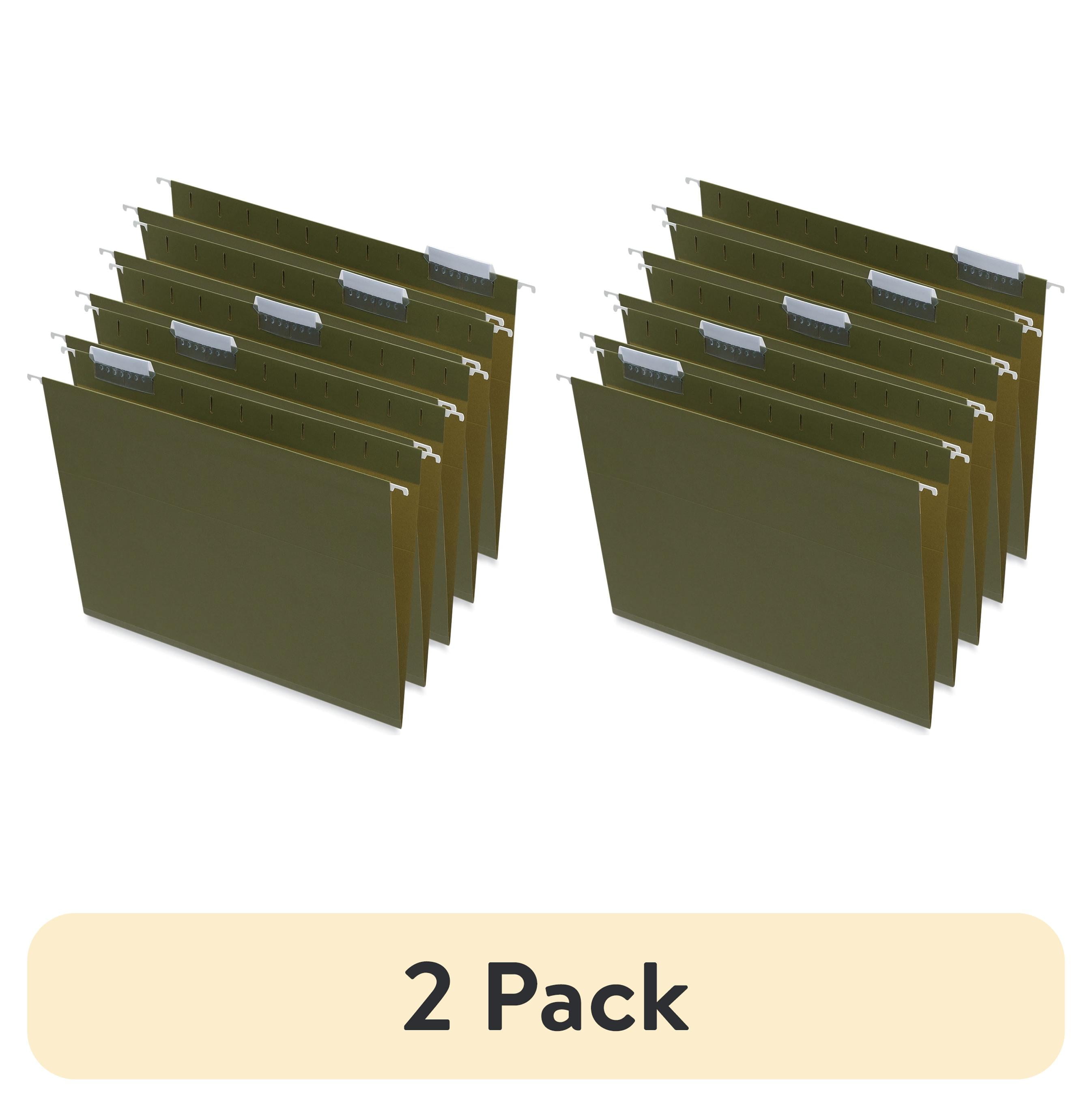 (2 pack) Universal UNV14141 1/5-Cut Tab Box Bottom Hanging File Folders ...