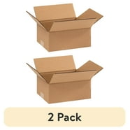 Partners Brand Box,Corrugated,12 1/2x12 1/2x6",PK25 12126R - Walmart.com