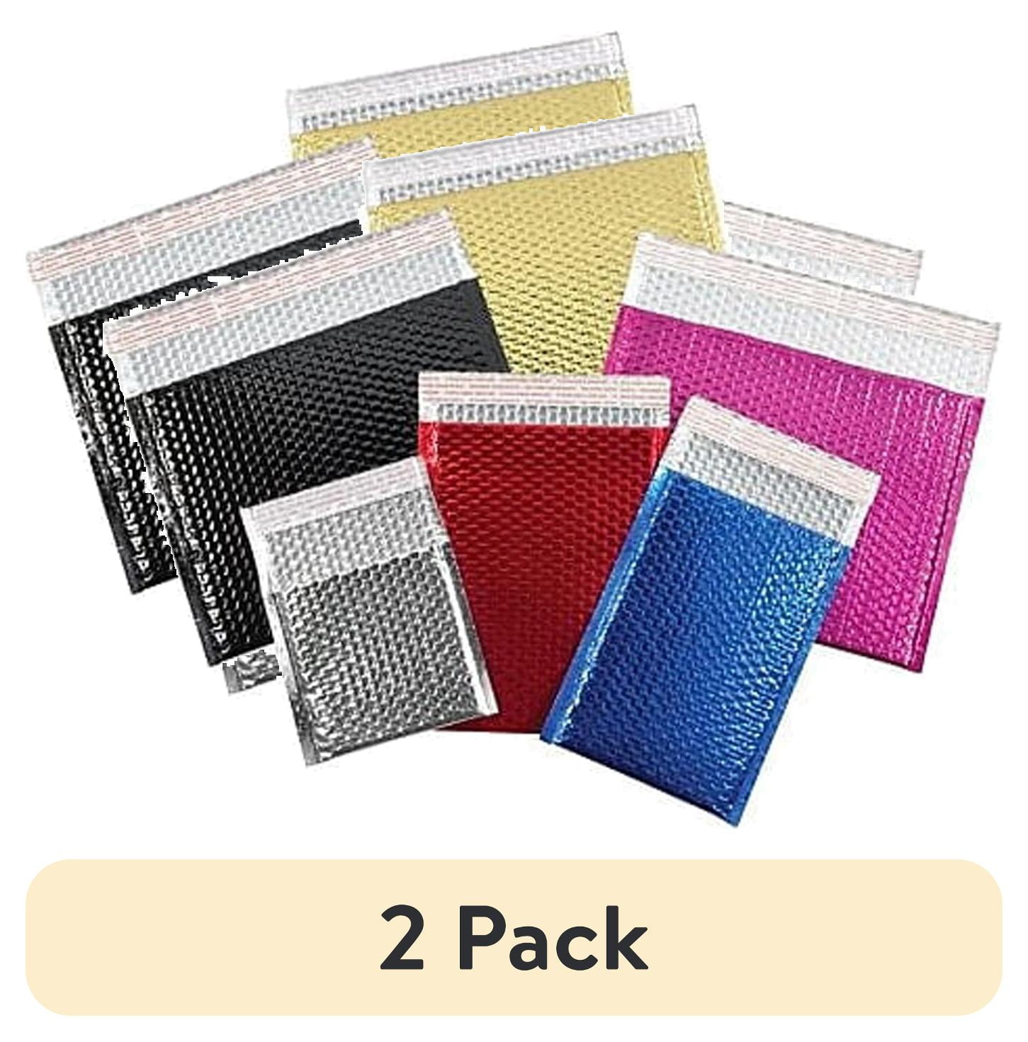 (2 pack) Box Partners Glamour Bubble Mailers 7" x 6 3/4" Blue 72/Case GBM0706B - Walmart.com