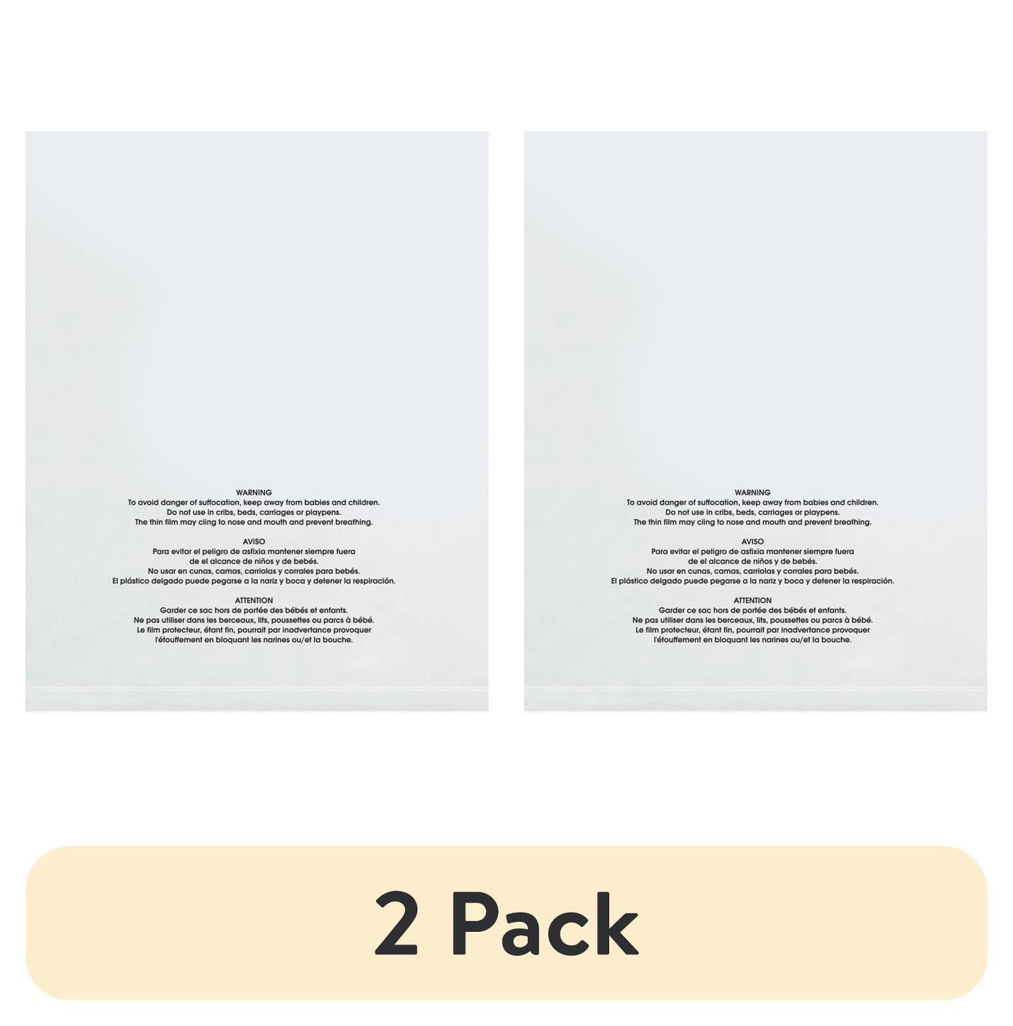 (2 pack) Box Partners PMR222415100 22 x 24 in. - 1.5 Mil Resealable ...