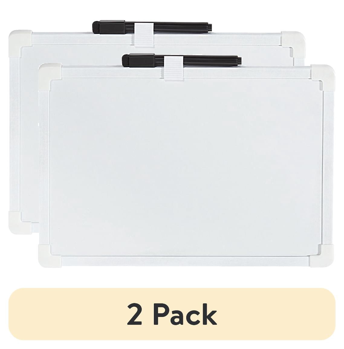 (2 pack) Box Partners Portable Magnetic Dry Erase Board 6" x 9" White 1 ...