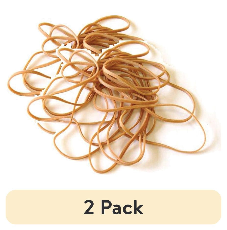(2 pack) Box Partners Rubber Bands,Bulk,1/4x3.5,BRN,5Lbs./CS - BXP ...