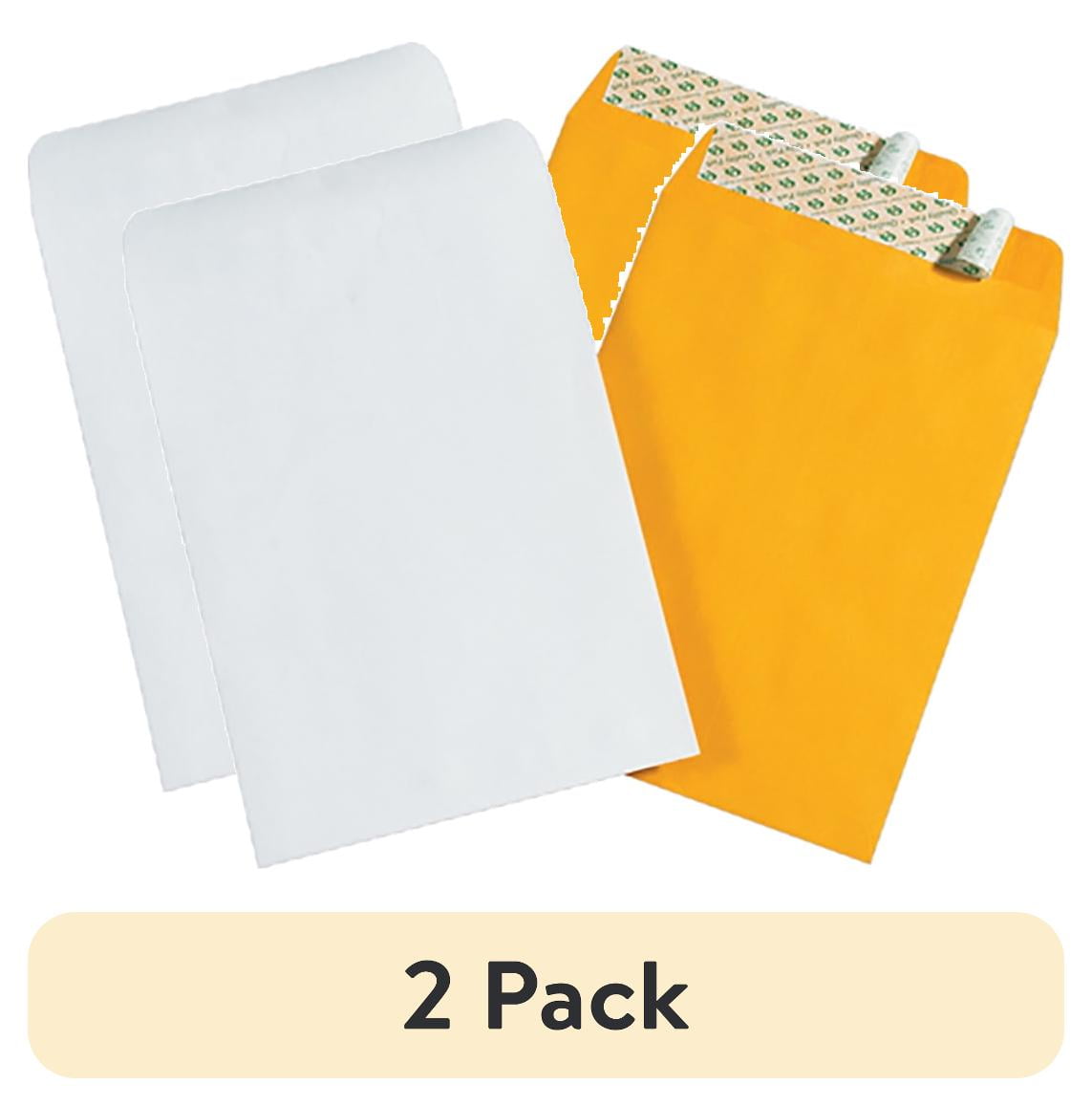(2 pack) Box Partners Self-Seal Envelopes 6" x 9" White 500/Case EN1069 ...