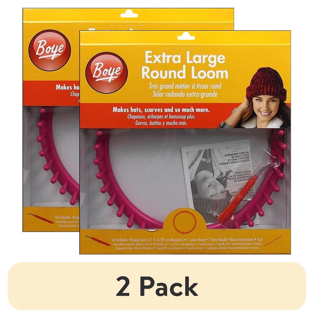 (2 pack) Boye Loom Tool Set 11.5" Round Extra Large - Walmart.com