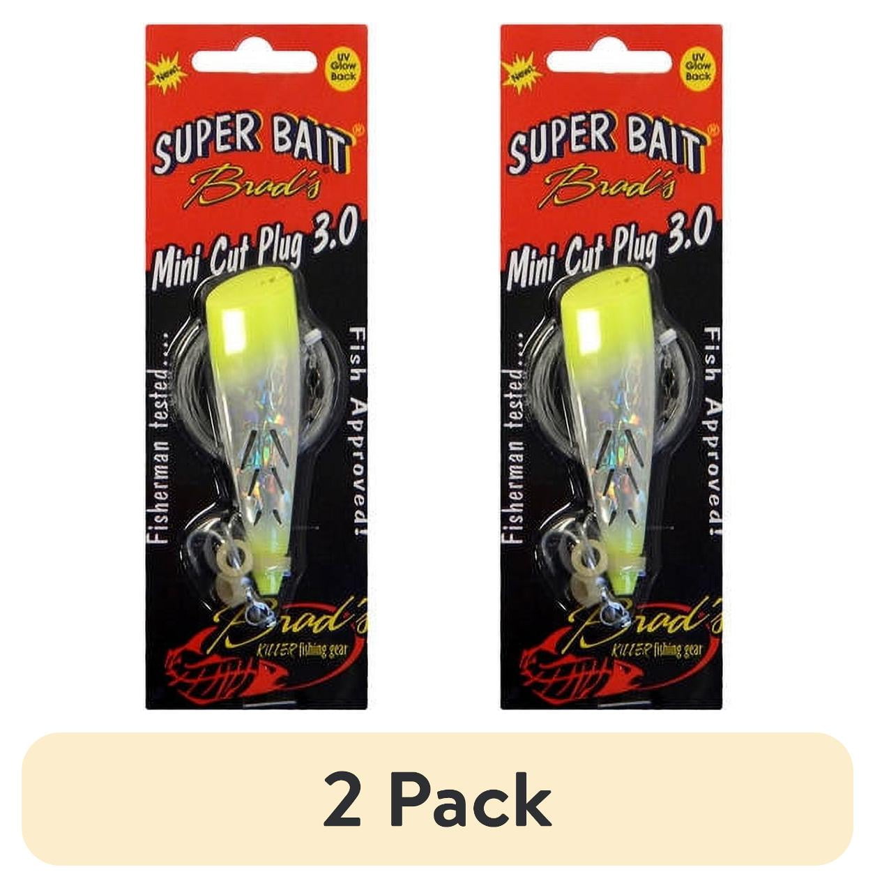 (2 pack) Brad's Killer Fishing Gear Mini Cut Plug 3.0 - Walmart.com