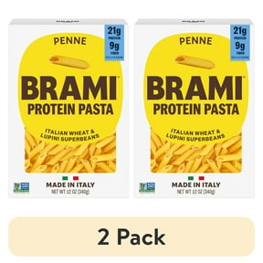 Brami Italian Protein Spaghetti Pasta, Bronze Cut, High Fiber, Lower ...